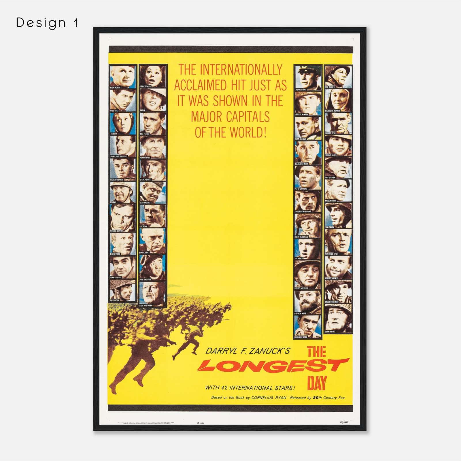 The Longest Day (1962) Movie Poster Print - Citiesbox