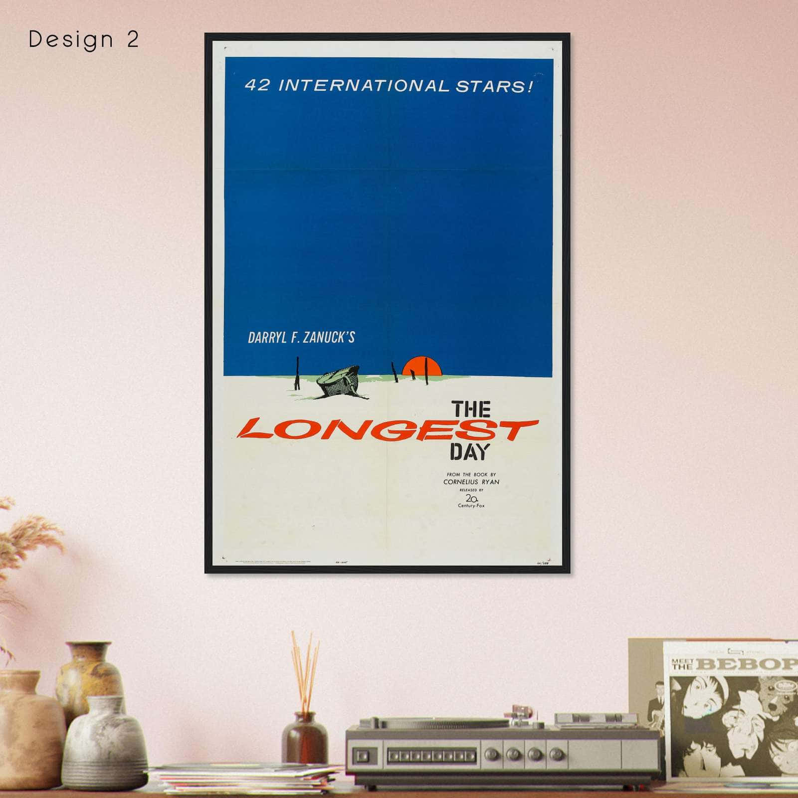 The Longest Day (1962) Movie Poster Print - Citiesbox