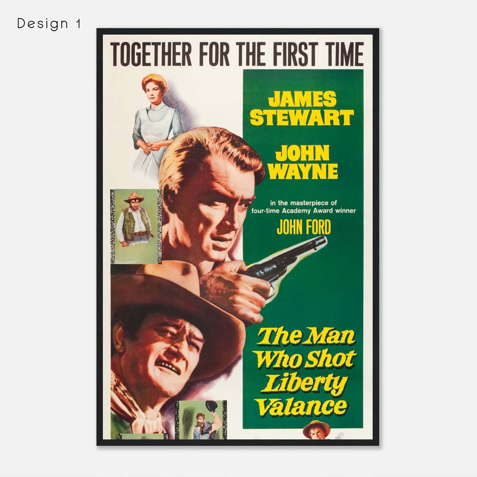 The Man Who Shot Liberty Valance (1962) Movie Poster Print - Citiesbox