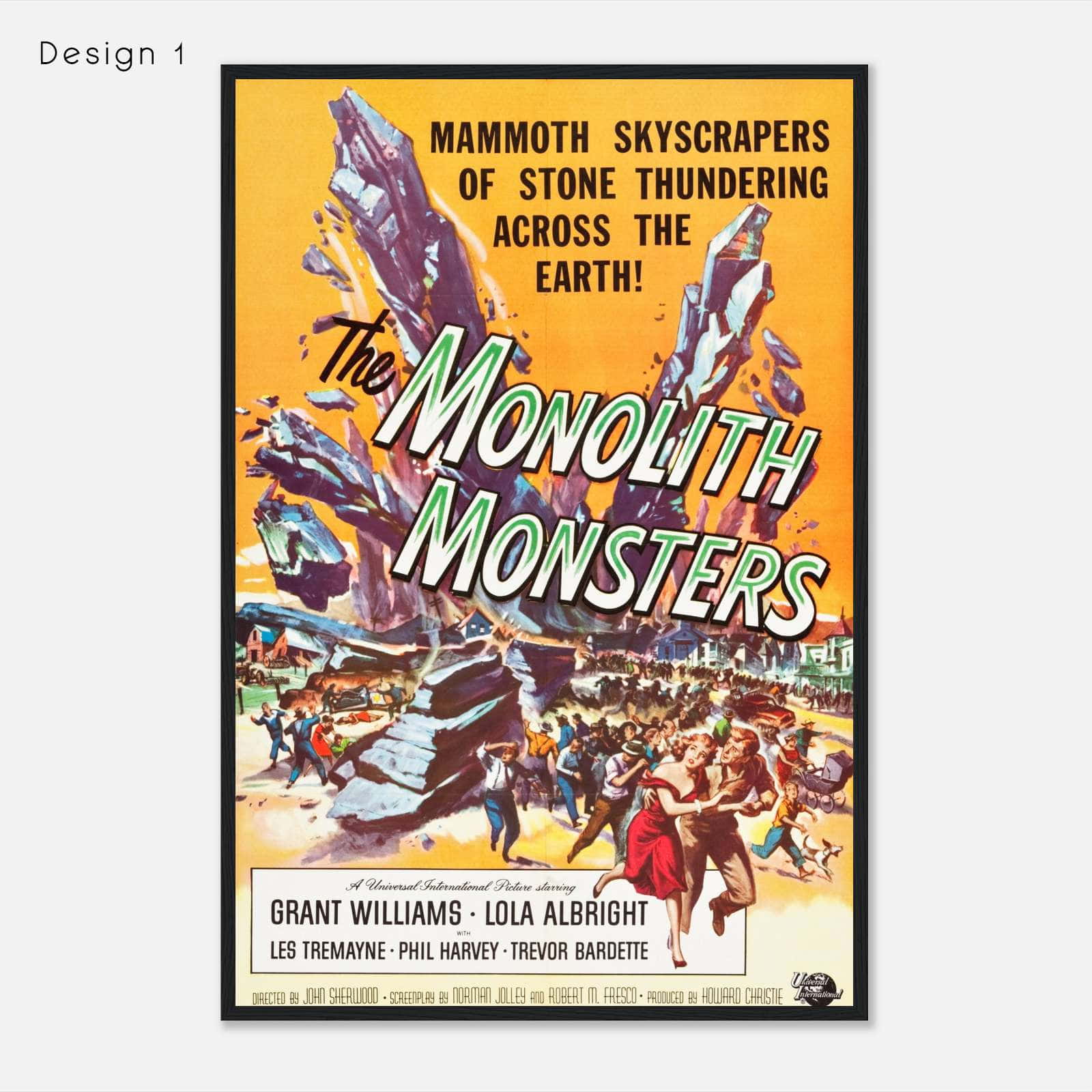 The Monolith Monsters (1957) Movie Poster Print - Citiesbox