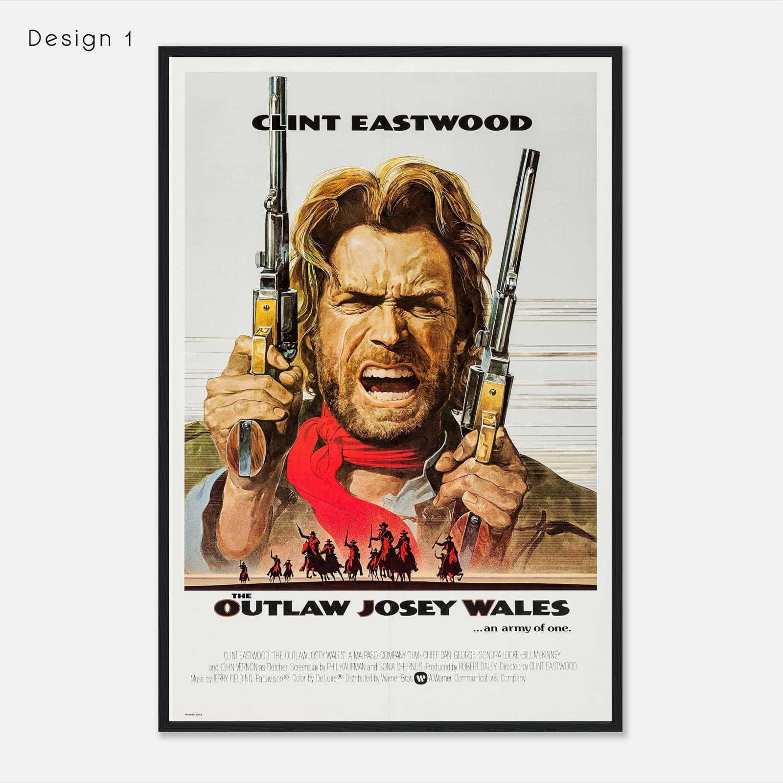 The Outlaw Josey Wales (1976) Movie Poster Print - Citiesbox