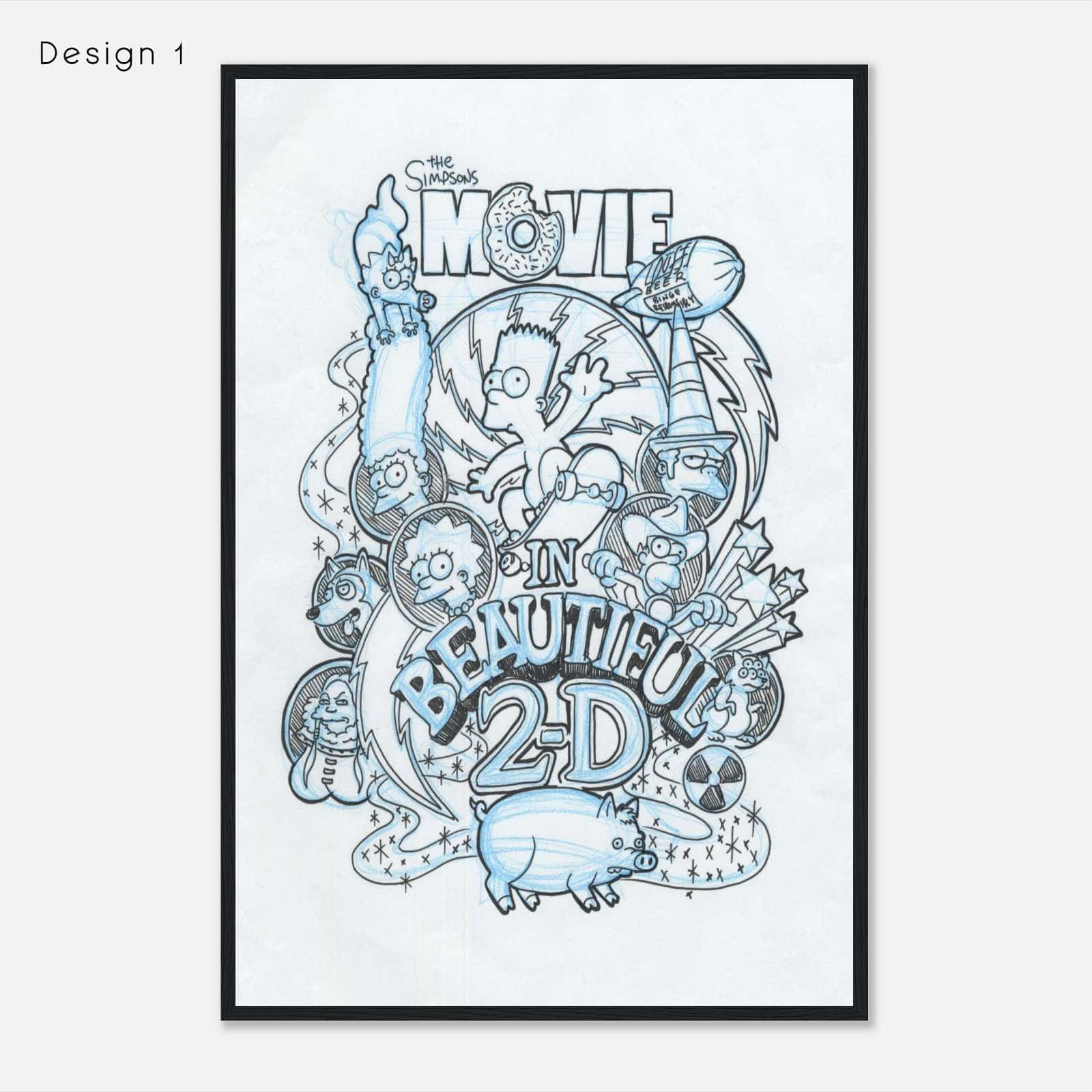 The Simpsons Movie (2007) Movie Poster Print - Citiesbox