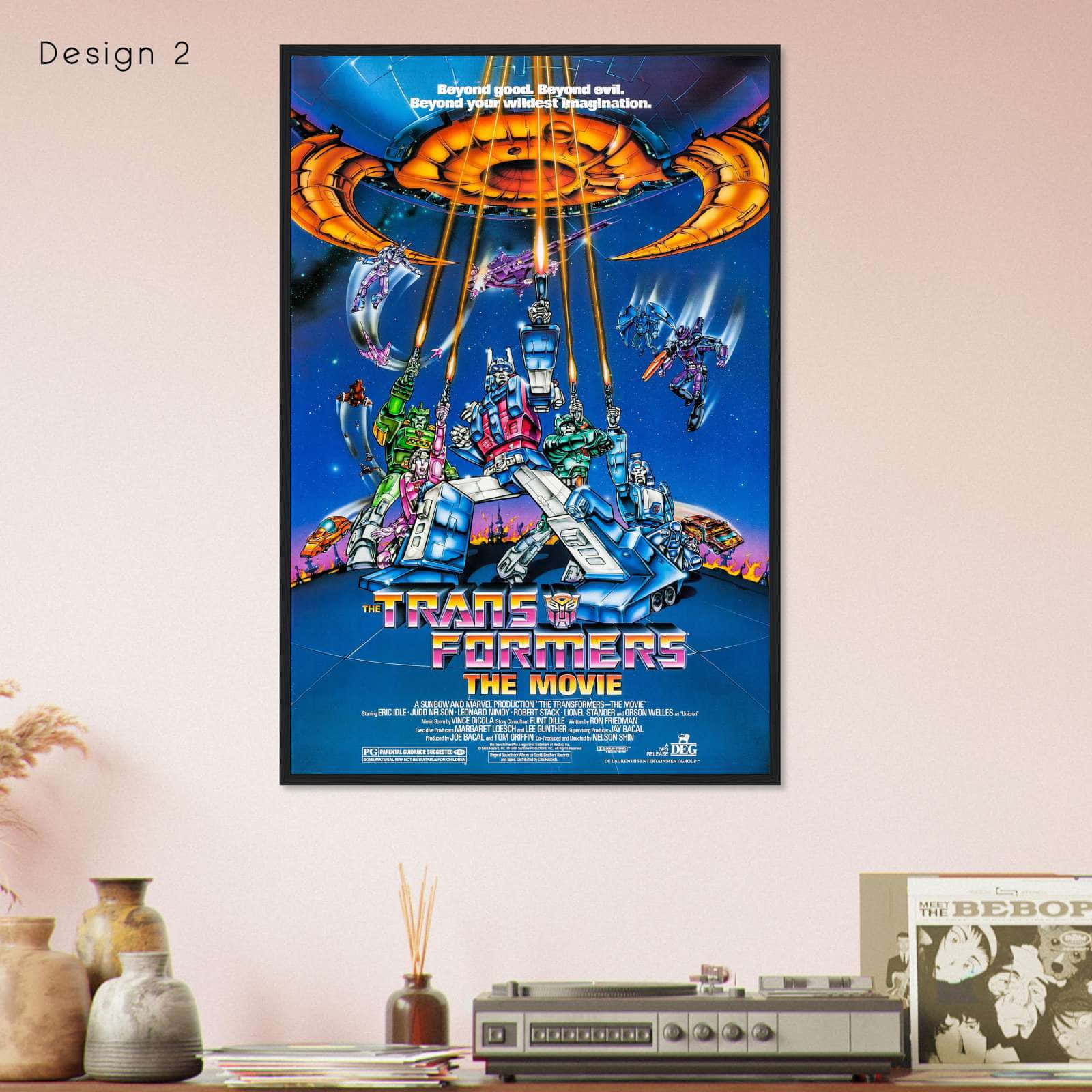 The Transformers: The Movie (1986) Movie Poster Print - Citiesbox