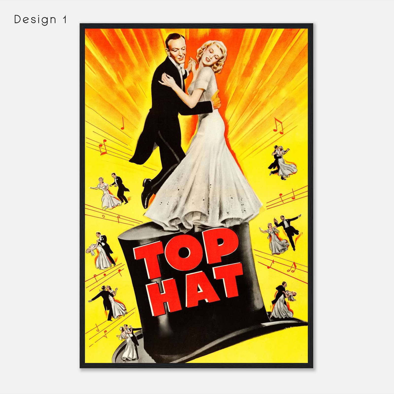 Top Hat (1935) Movie Poster Print - Citiesbox
