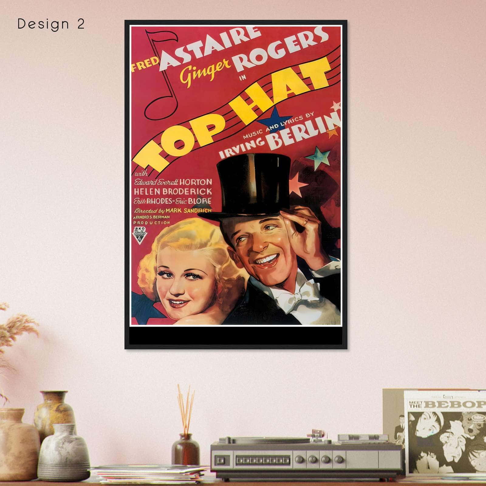 Top Hat (1935) Movie Poster Print - Citiesbox