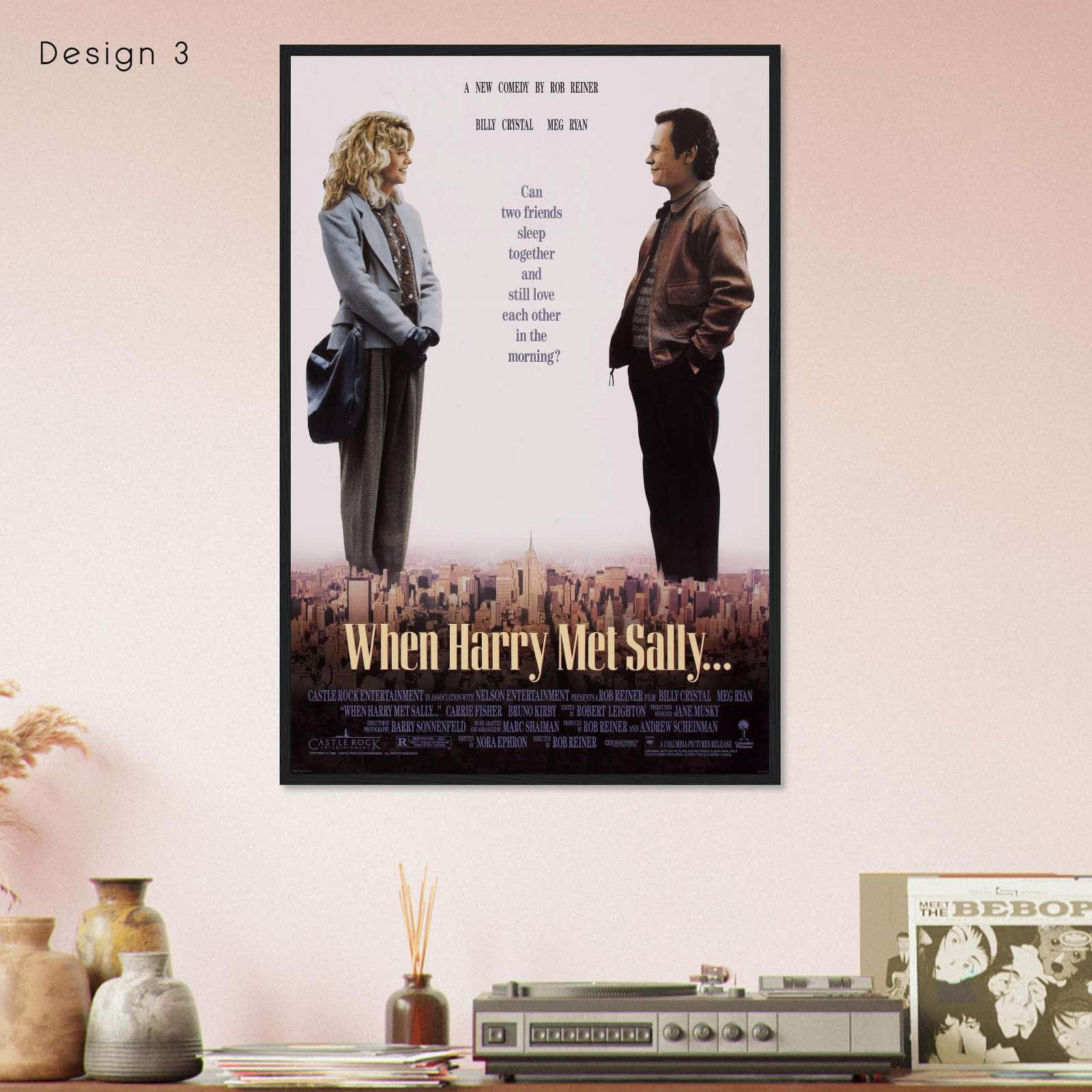 When Harry Met Sally... (1989) Movie Poster Print - Citiesbox