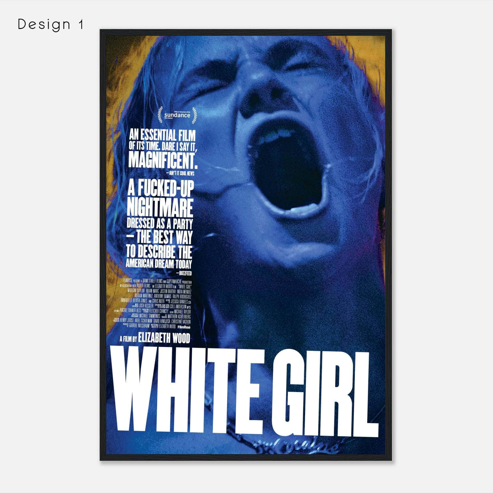 White Girl 2016 Movie Poster Print Citiesbox
