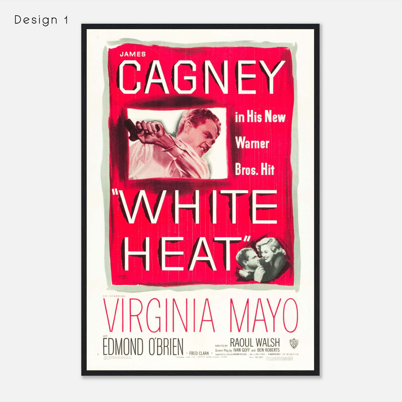 White Heat (1949) Movie Poster Print - Citiesbox