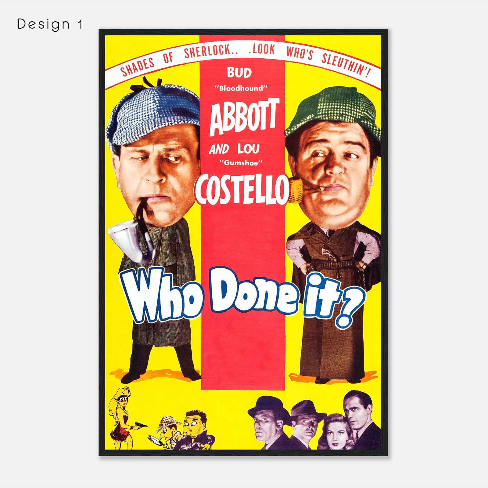 Who Done It? (1942) Movie Poster Print - Citiesbox