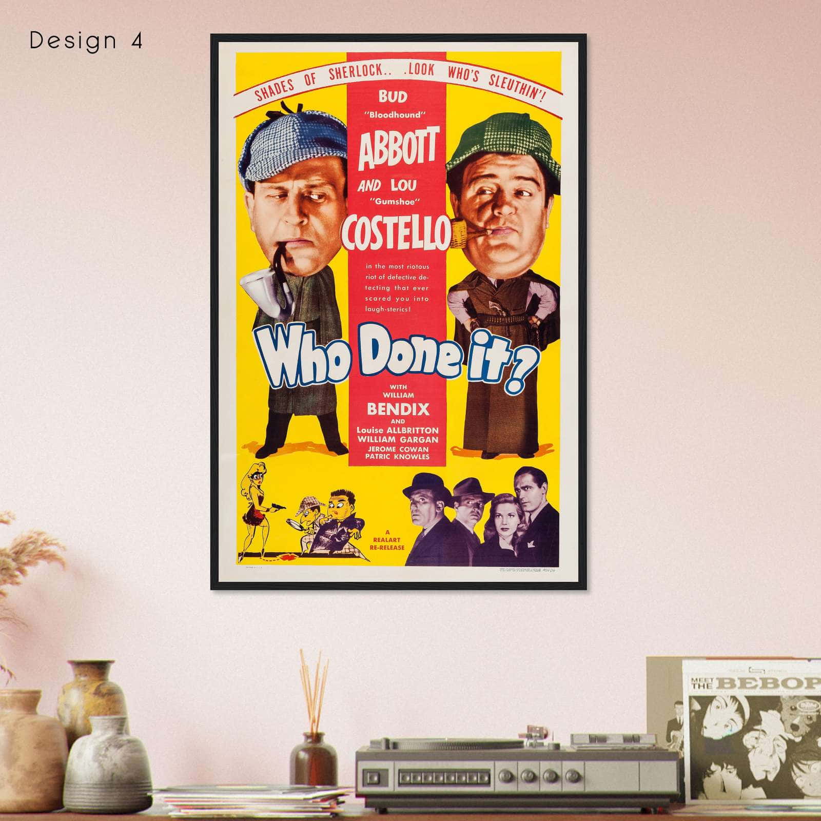 Who Done It? (1942) Movie Poster Print - Citiesbox