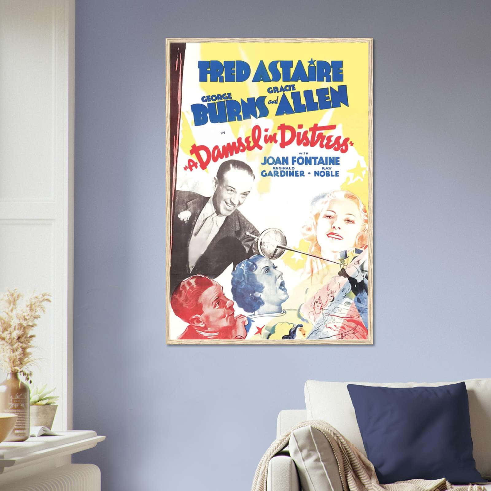 A Damsel in Distress (1937) Movie Poster Print - Citiesbox