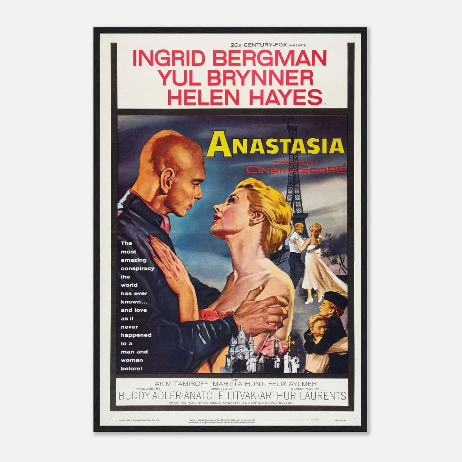 Anastasia (1956) Movie Poster Print - Citiesbox