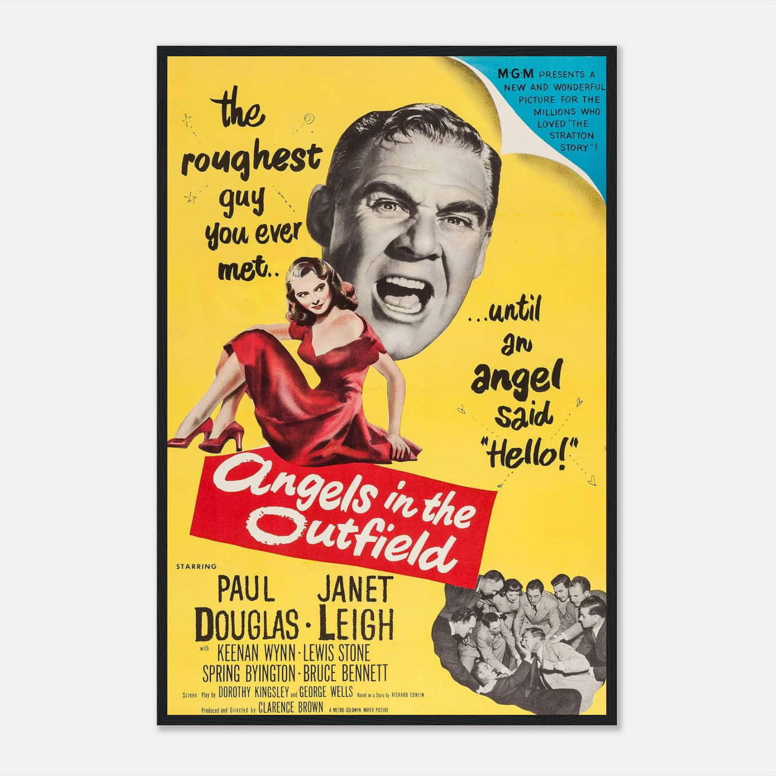 Angels in the Outfield (1951) Movie Poster Print - Citiesbox