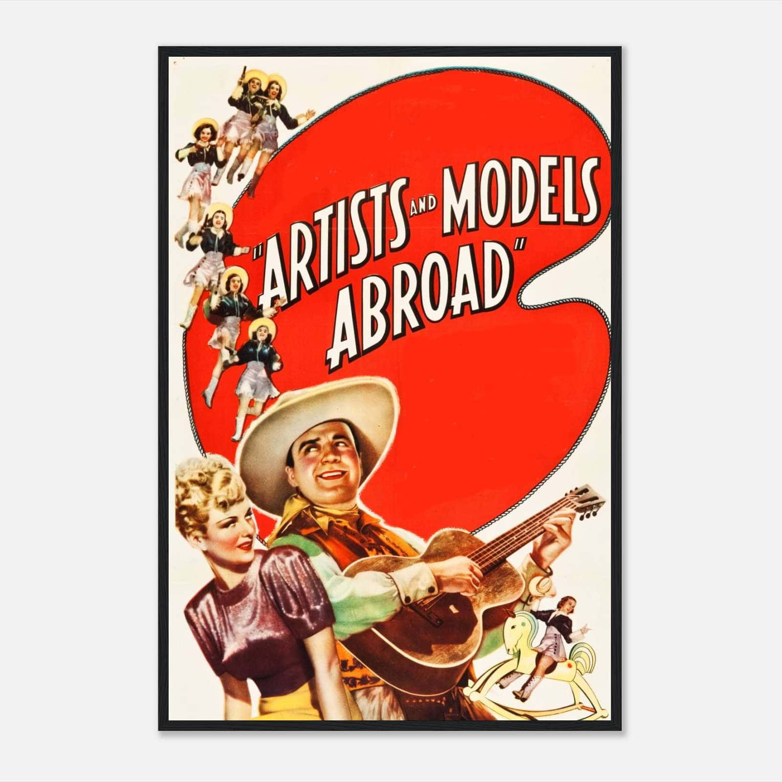 Artists and Models Abroad (1938) Movie Poster Print - Citiesbox