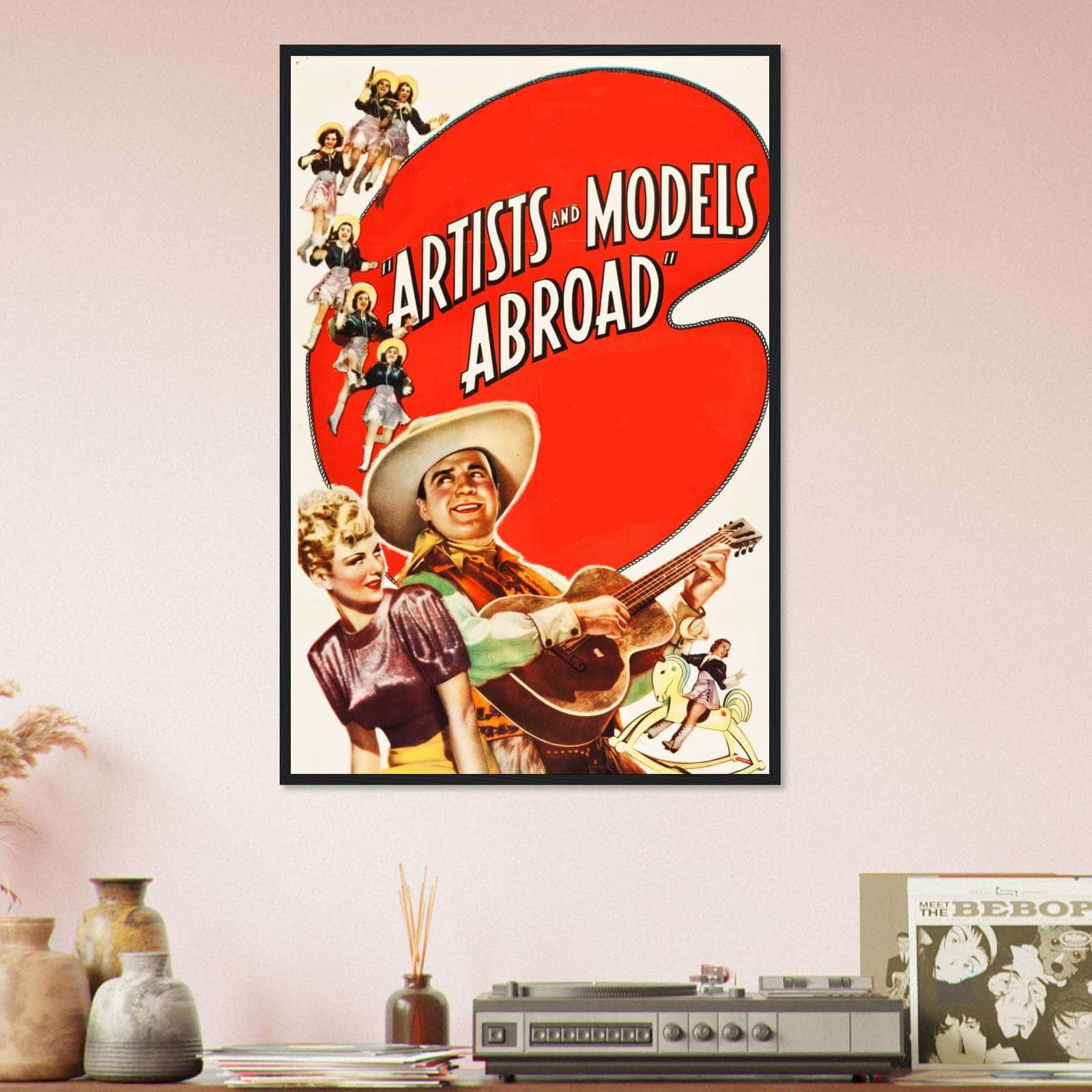 Artists and Models Abroad (1938) Movie Poster Print - Citiesbox