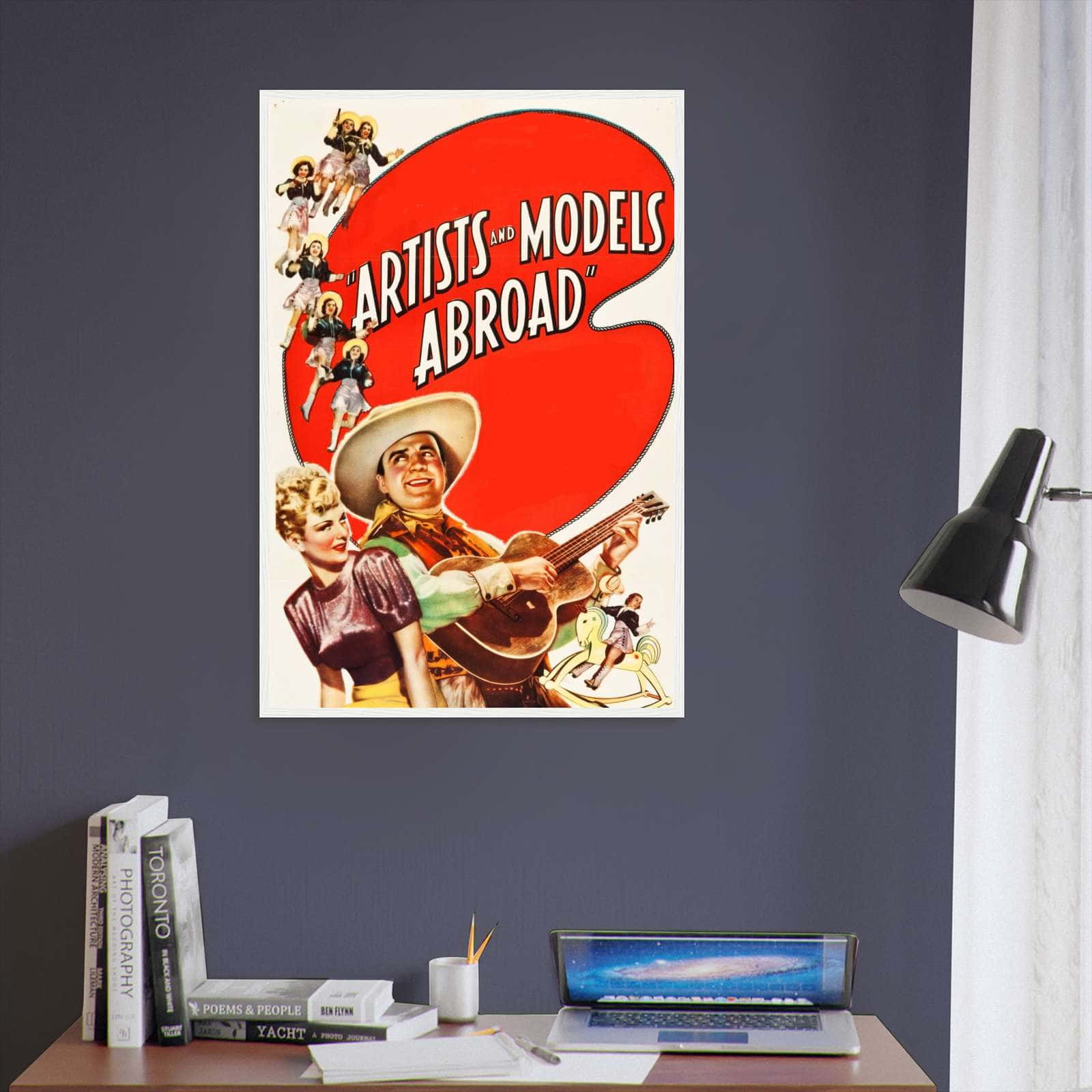 Artists and Models Abroad (1938) Movie Poster Print - Citiesbox