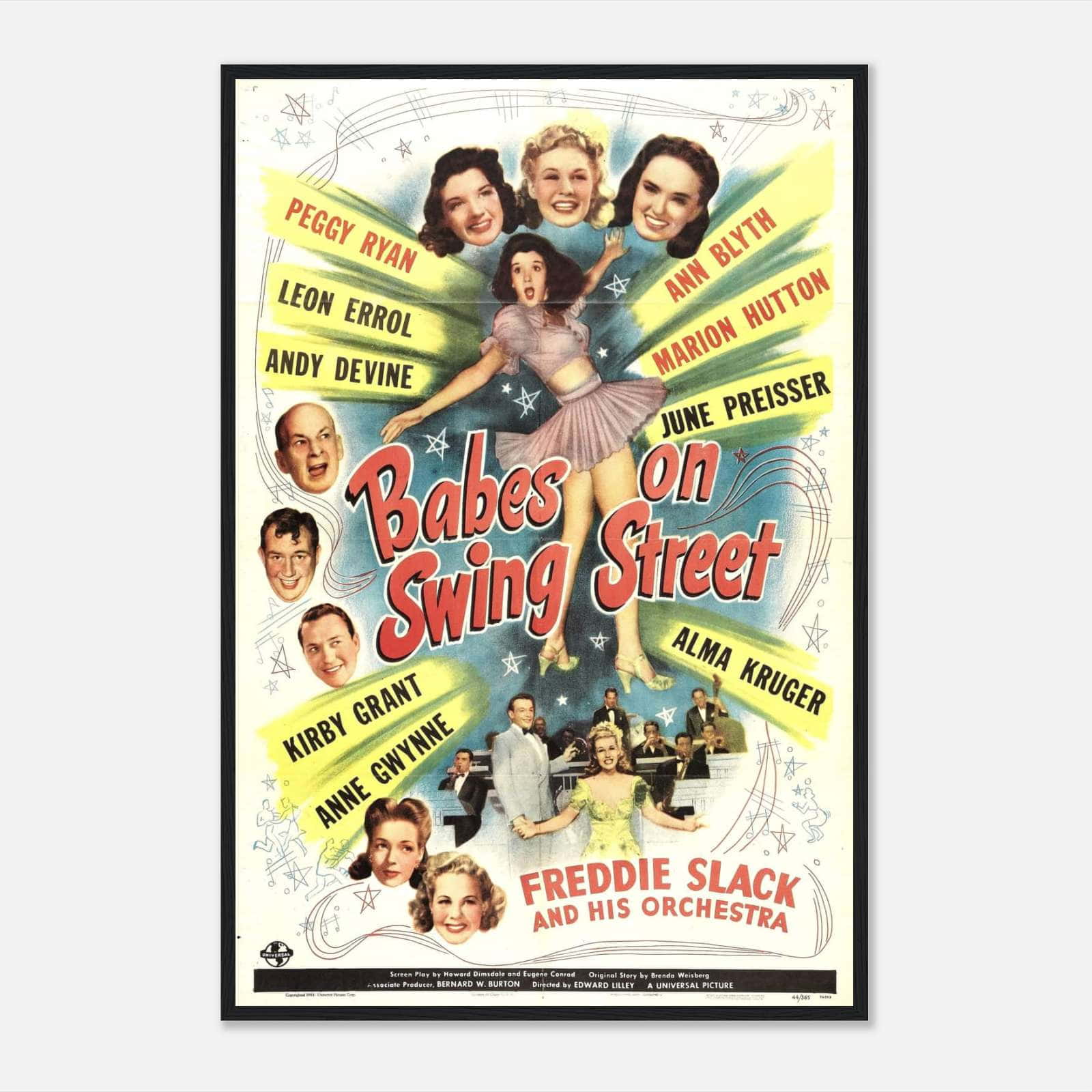 Babes on Swing Street (1944) Movie Poster Print - Citiesbox