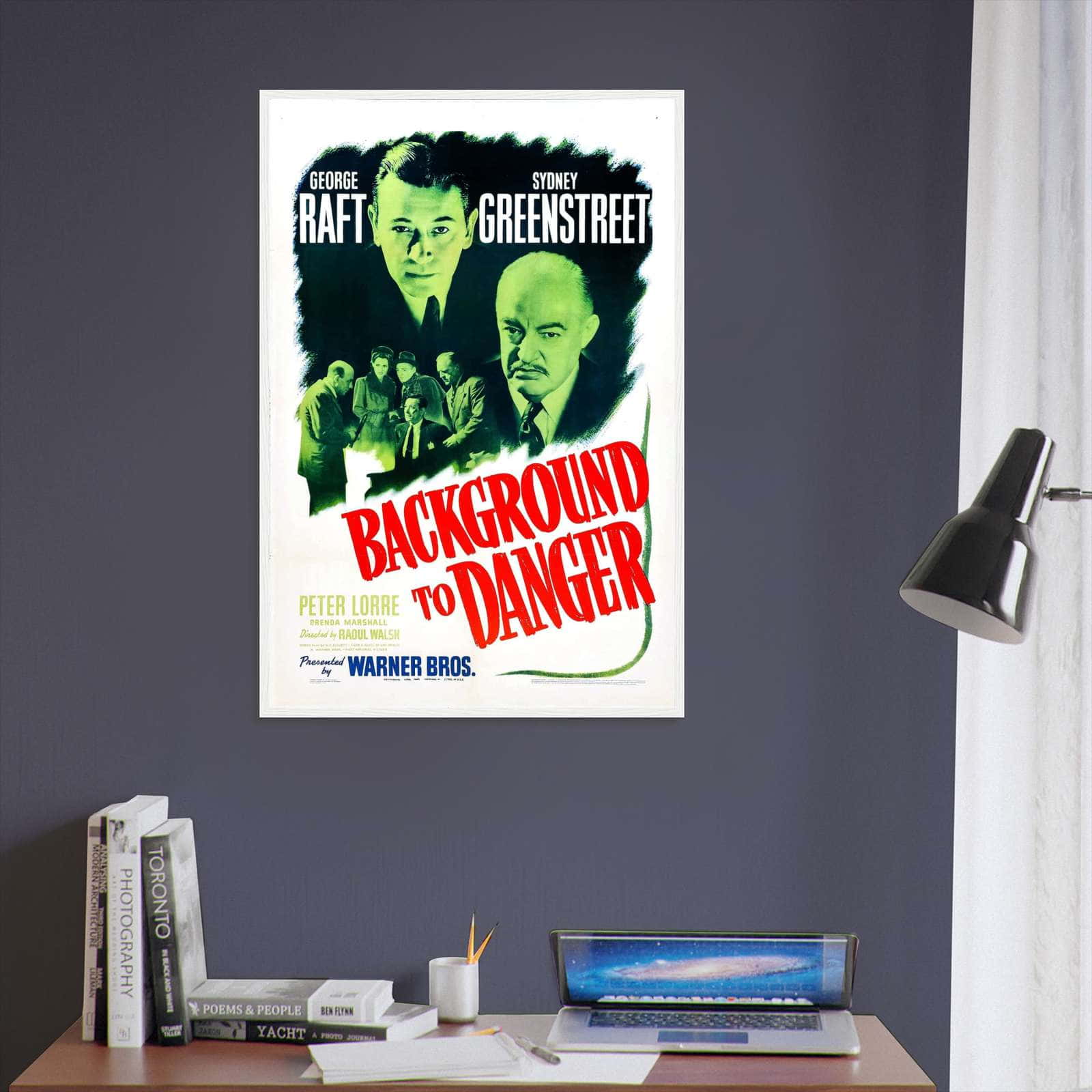 Background to Danger (1943) Movie Poster Print - Citiesbox