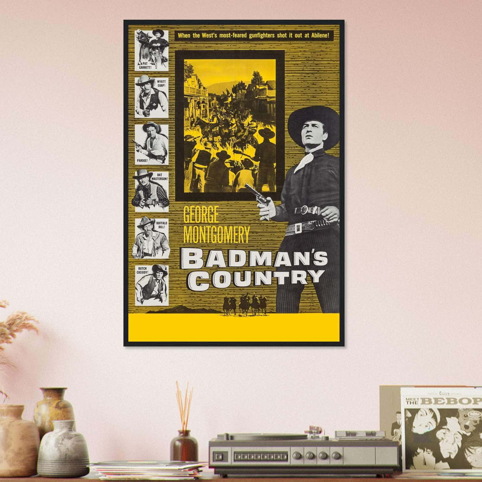 Badman's Country (1958) Movie Poster Print - Citiesbox