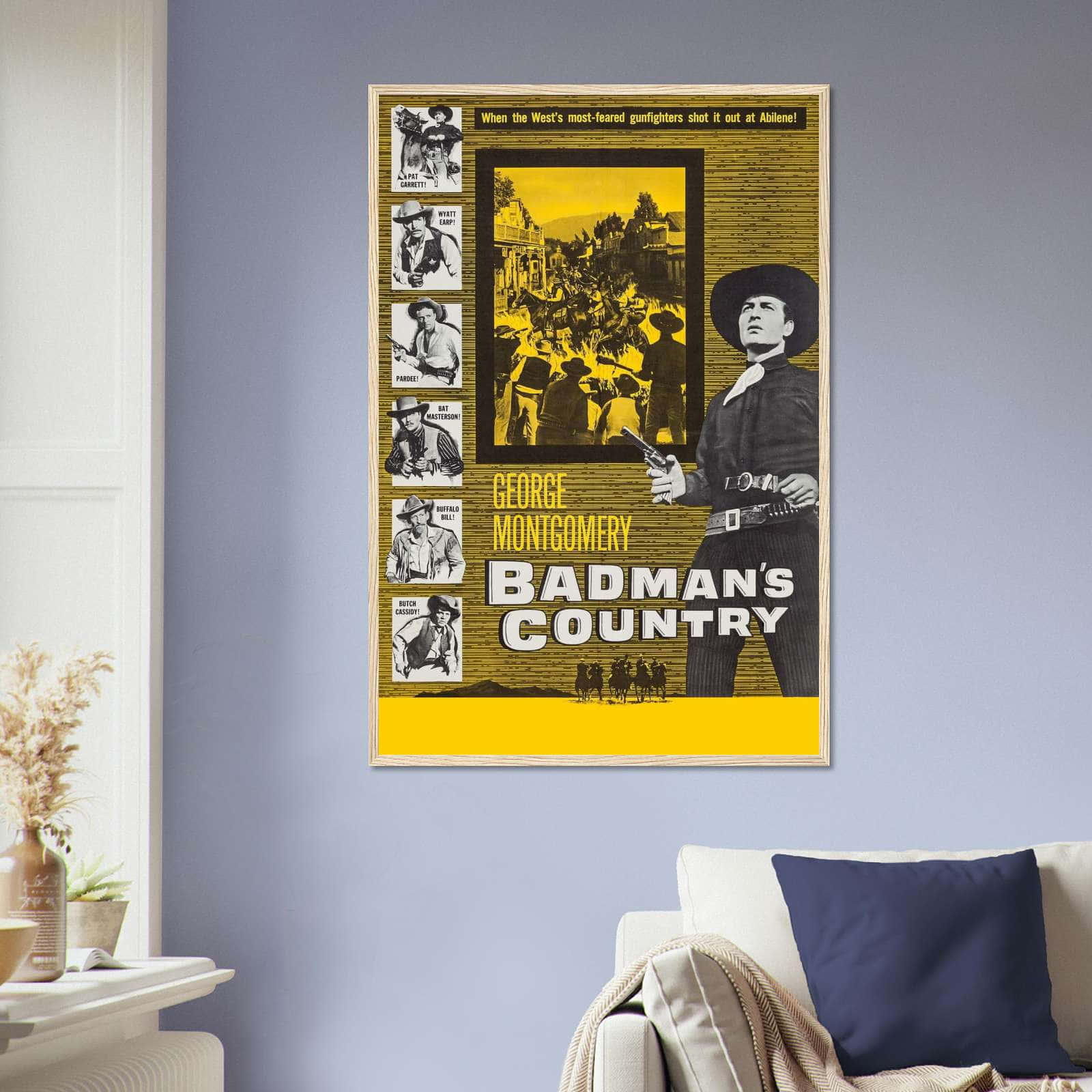 Badman's Country (1958) Movie Poster Print - Citiesbox