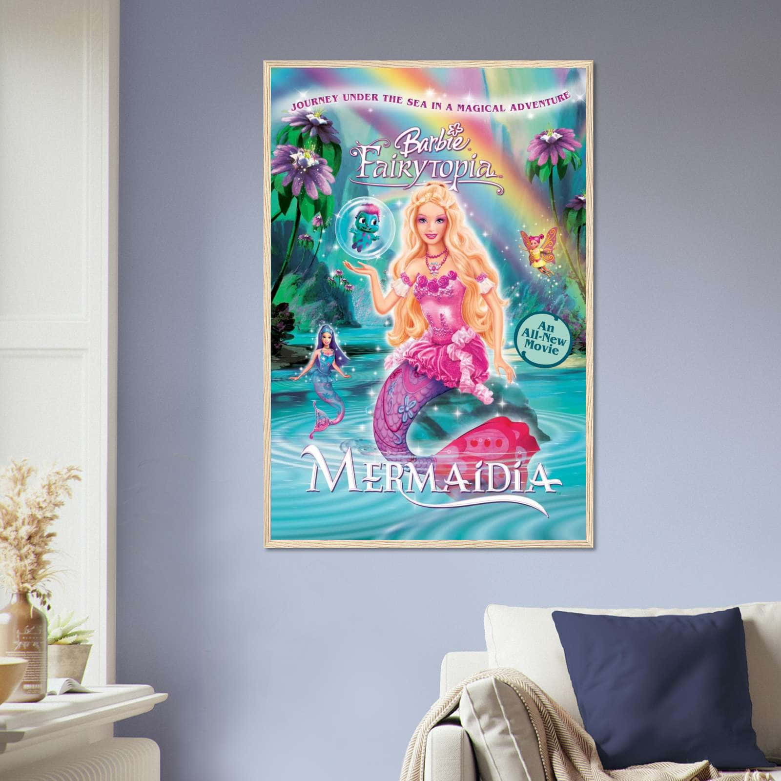 Barbie: Fairytopia - Mermaidia (2006) Movie Poster Print - Citiesbox