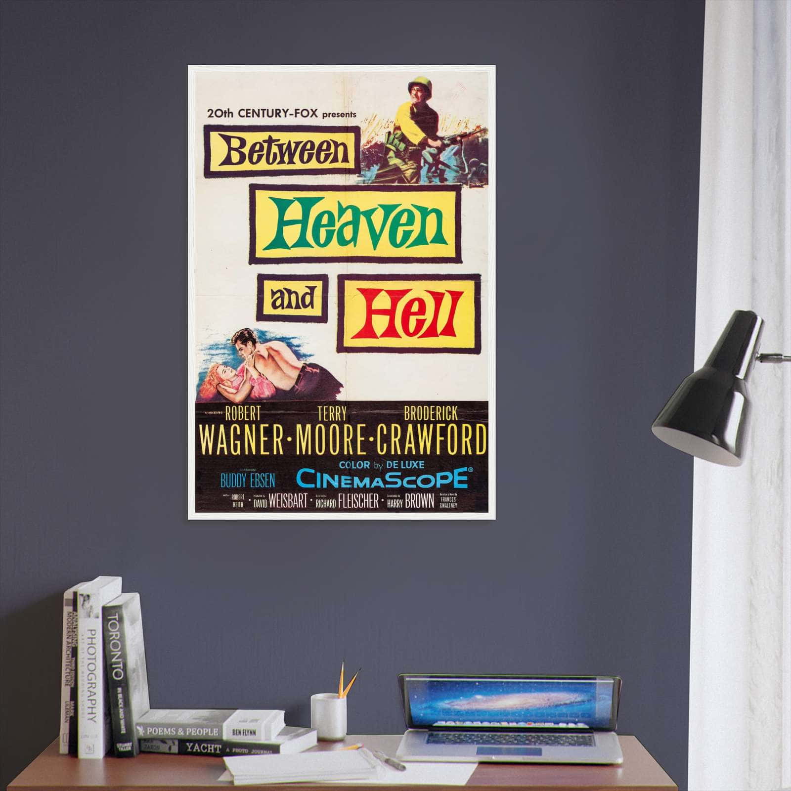Between Heaven and Hell (1956) Movie Poster Print - Citiesbox