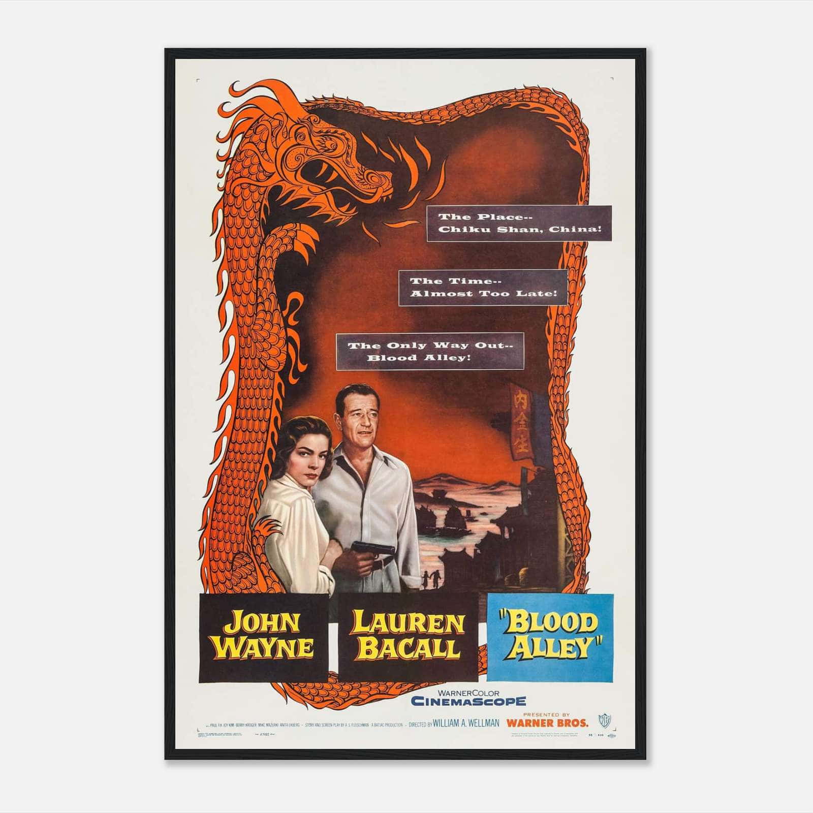 Blood Alley (1955) Movie Poster Print - Citiesbox