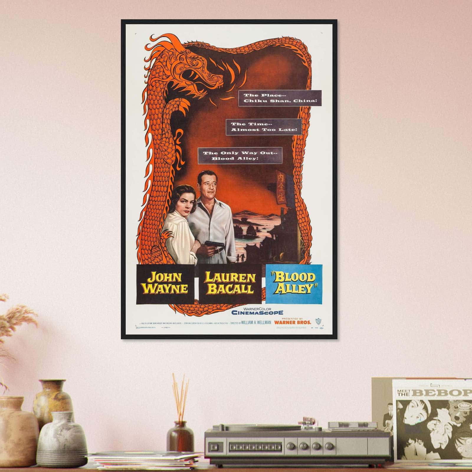 Blood Alley (1955) Movie Poster Print - Citiesbox