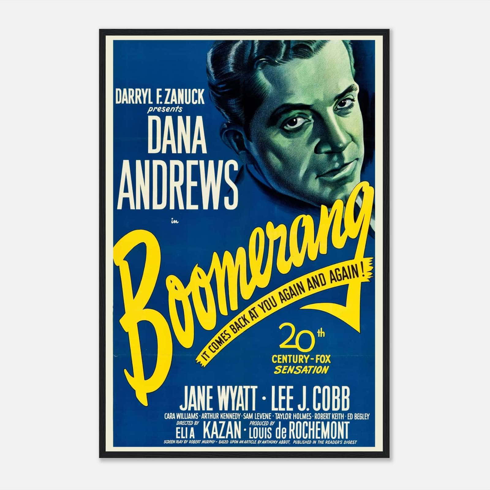Boomerang! (1947) Movie Poster Print - Citiesbox