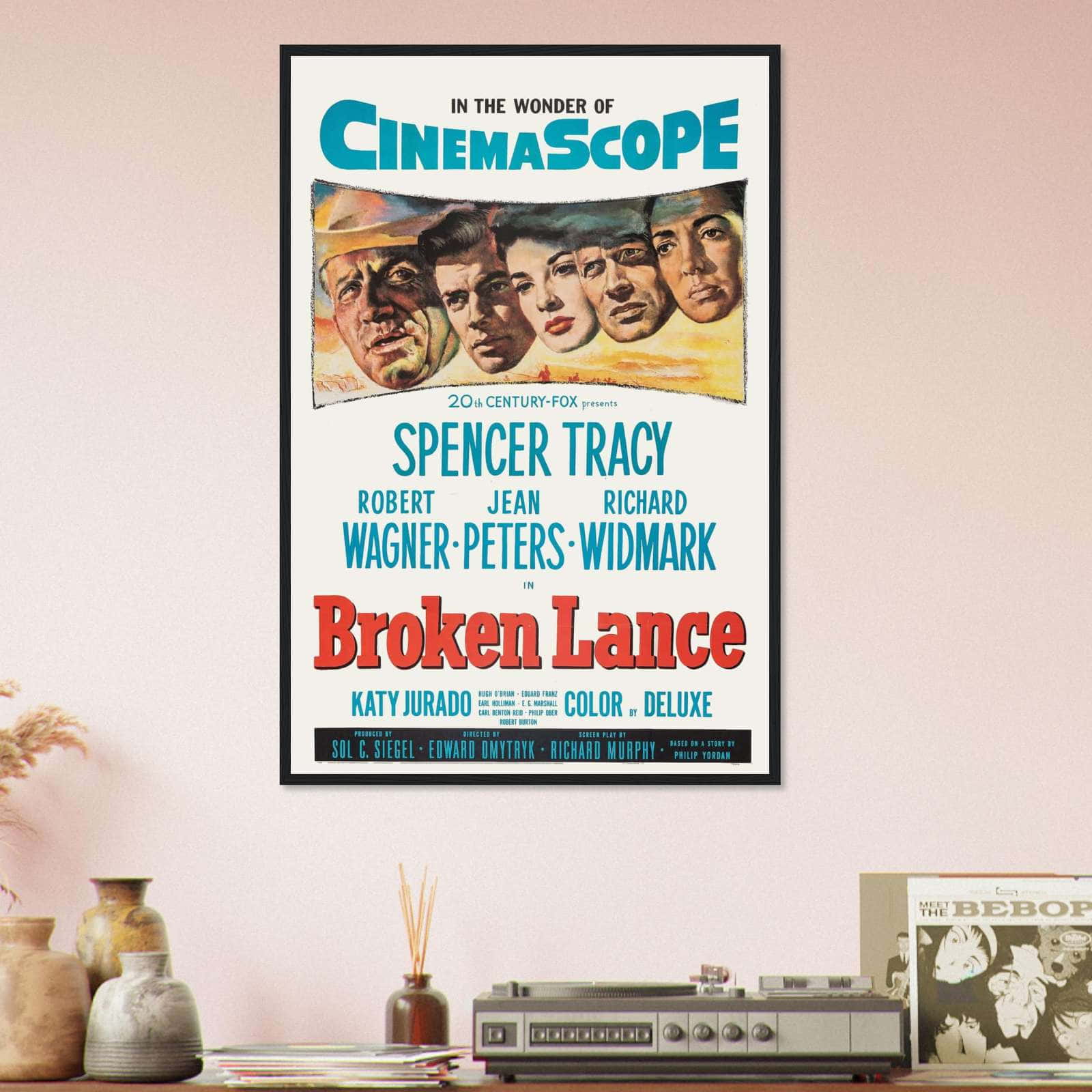 Broken Lance (1954) Movie Poster Print - Citiesbox