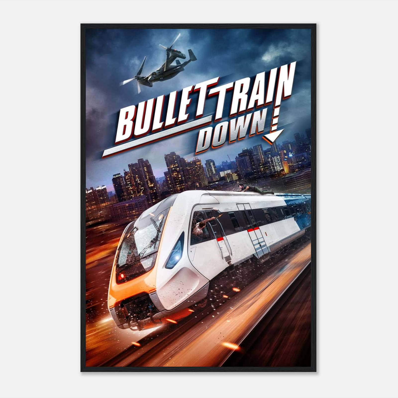 Bullet Train Down (2022) Movie Poster Print - Citiesbox