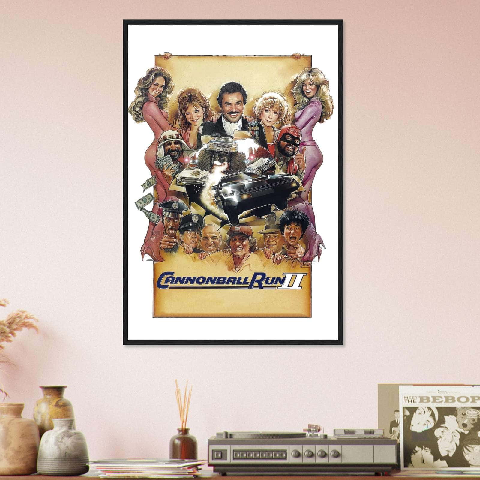 Cannonball Run II (1984) Movie Poster Print - Citiesbox