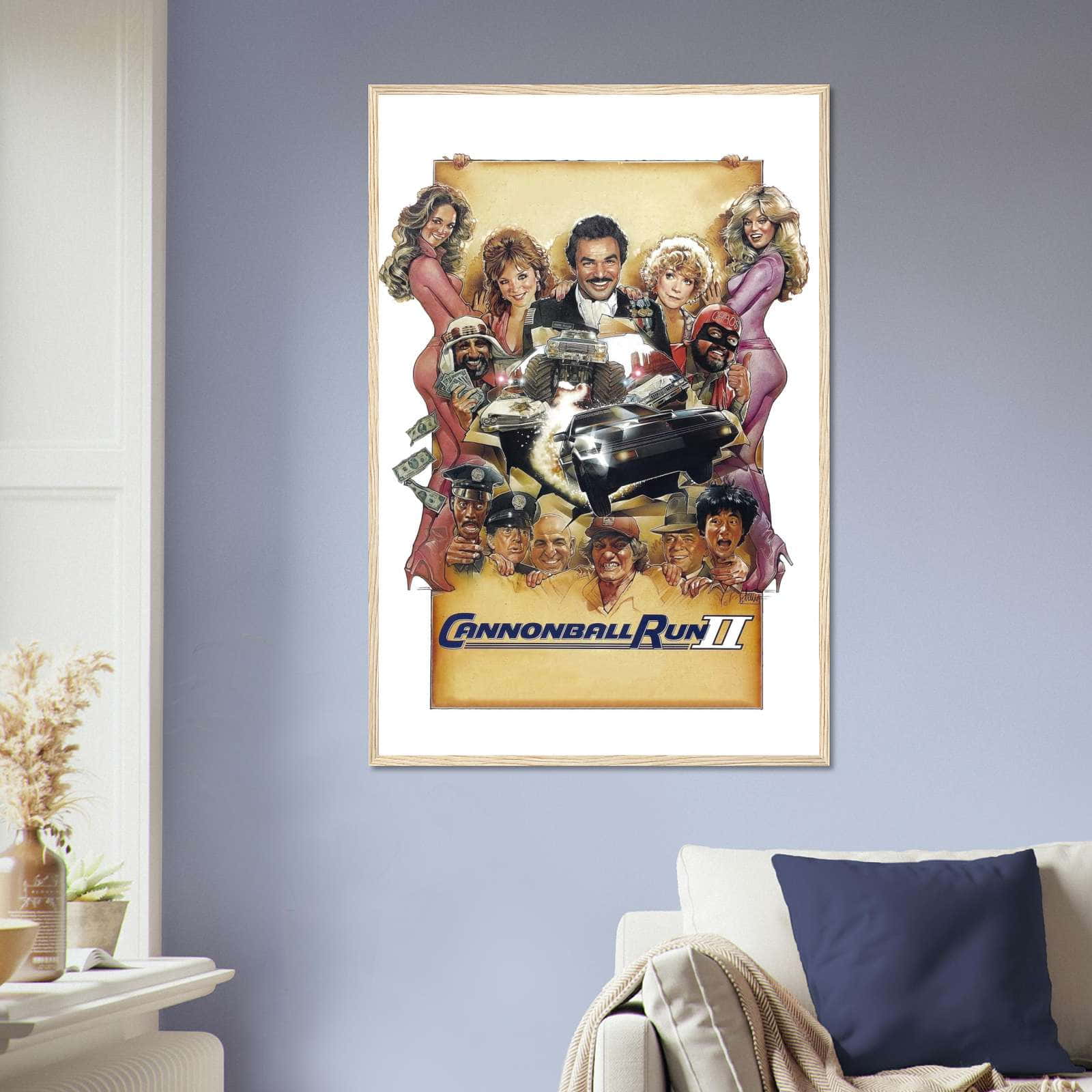 Cannonball Run II (1984) Movie Poster Print - Citiesbox