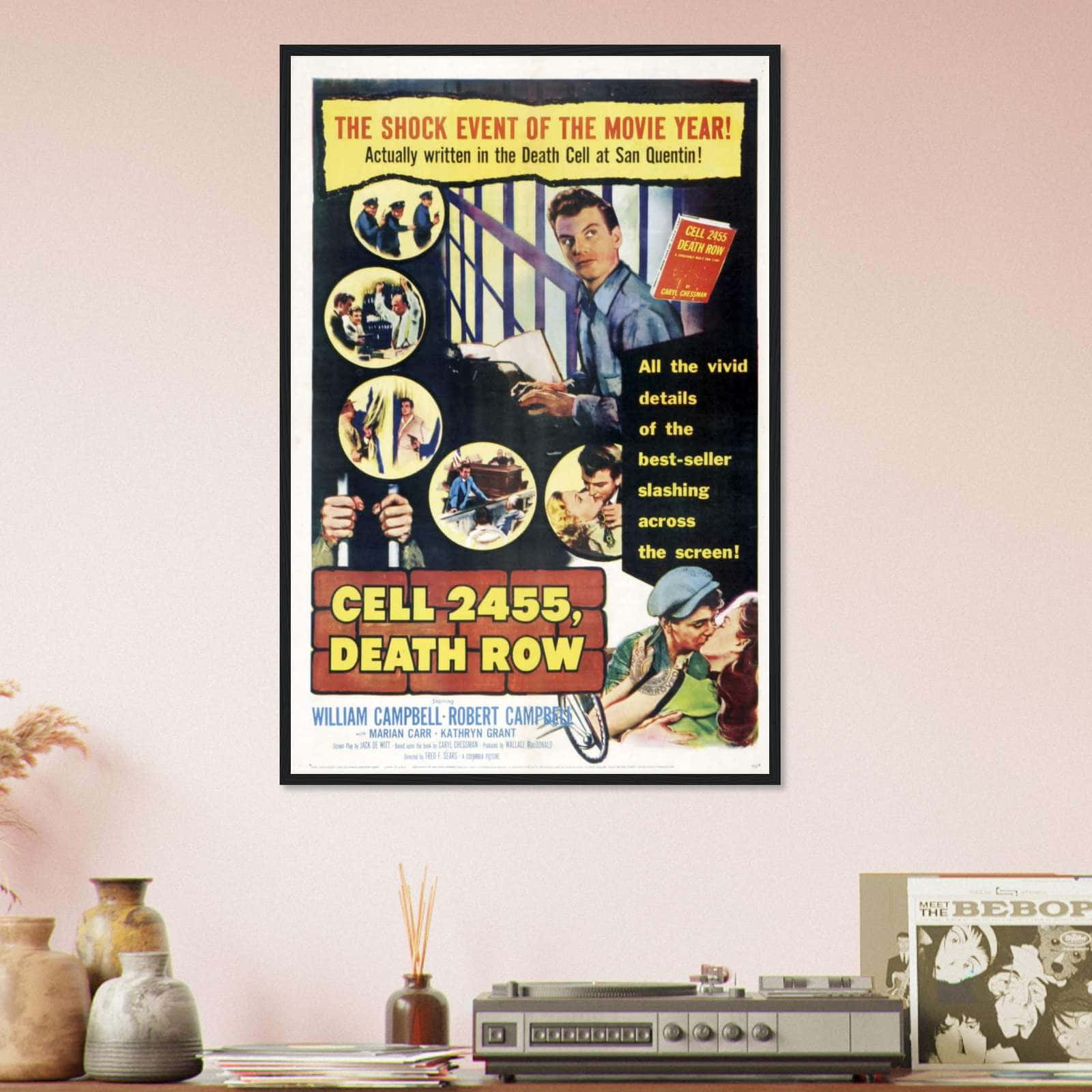 Cell 2455 Death Row (1955) Movie Poster Print - Citiesbox