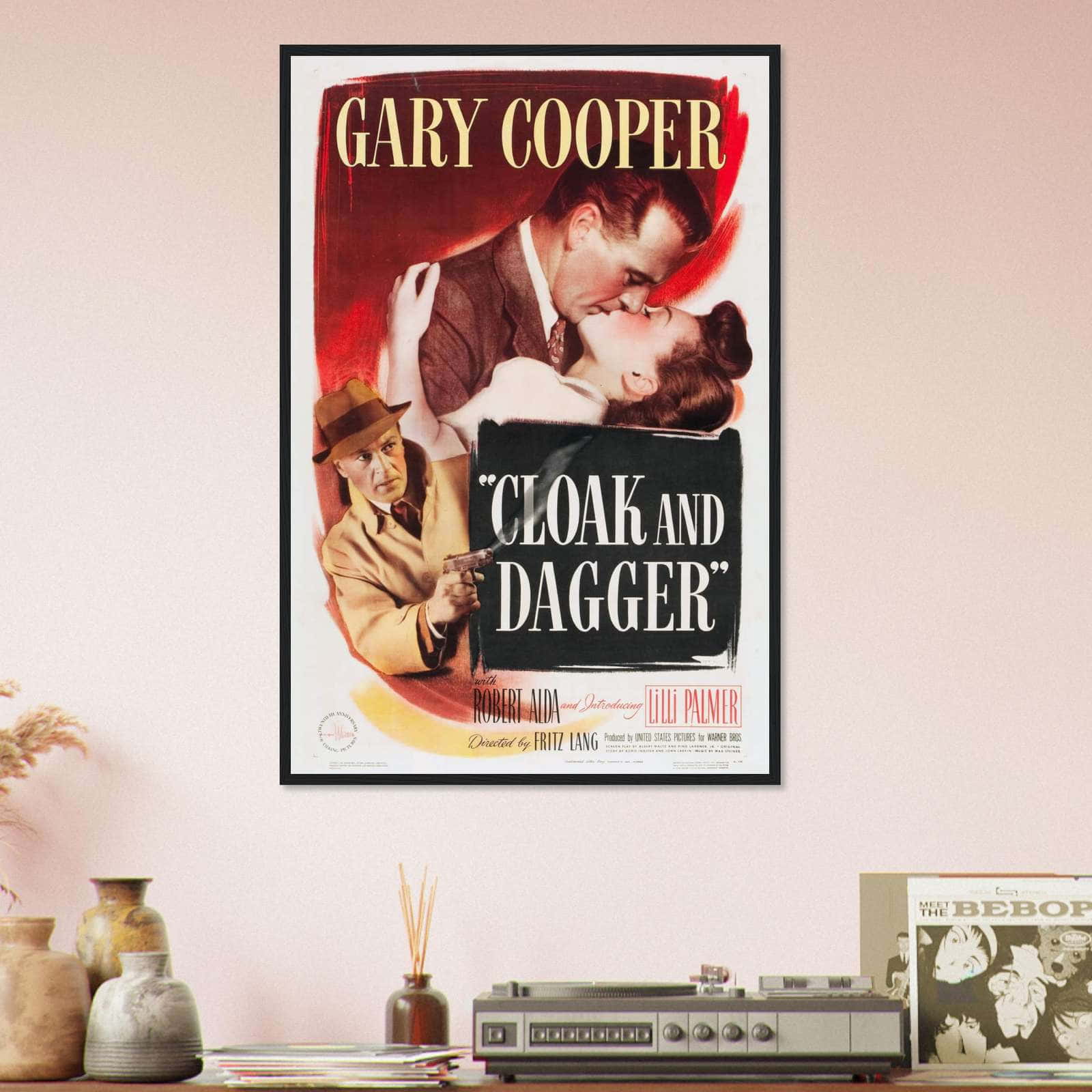 Cloak and Dagger (1946) Movie Poster Print - Citiesbox