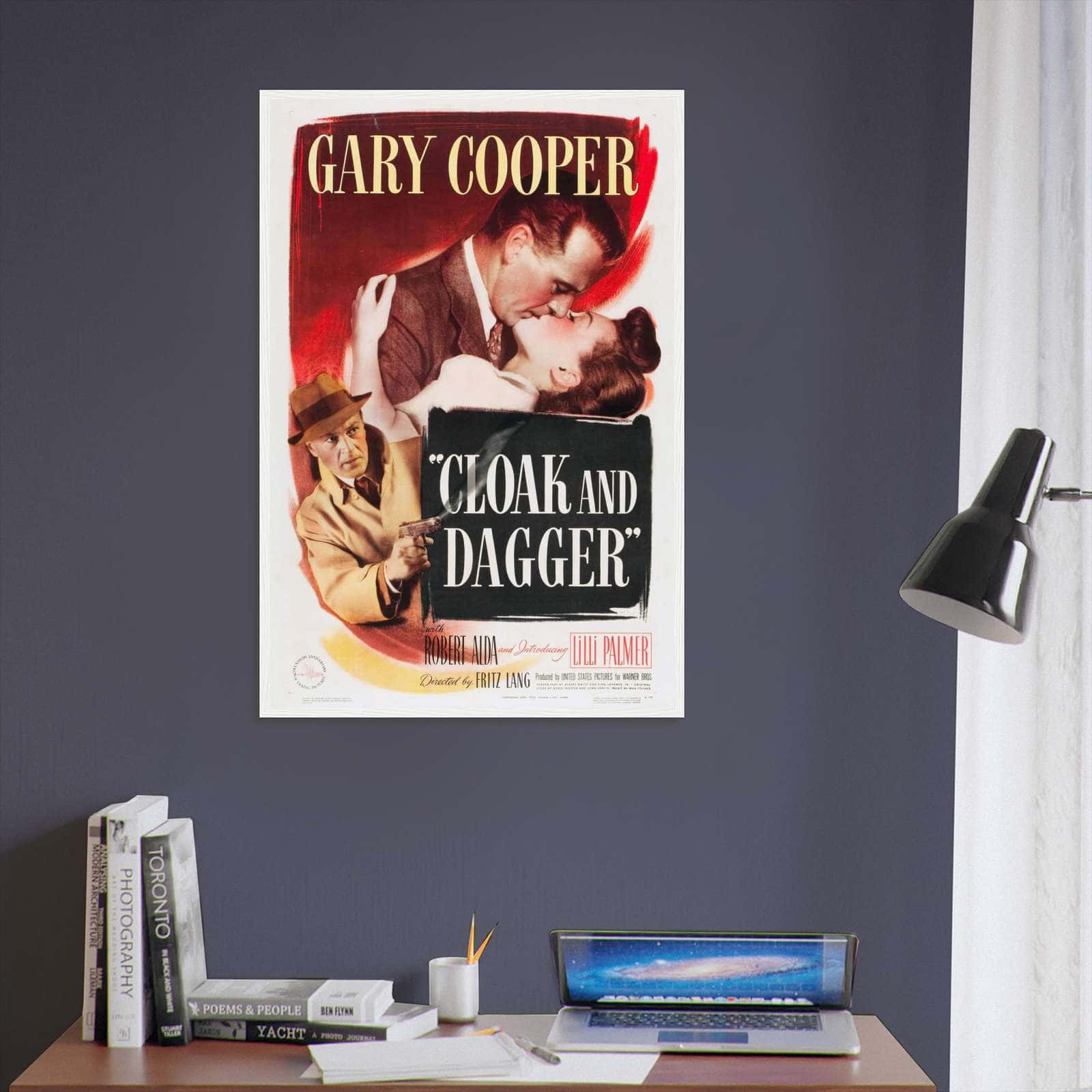 Cloak and Dagger (1946) Movie Poster Print - Citiesbox
