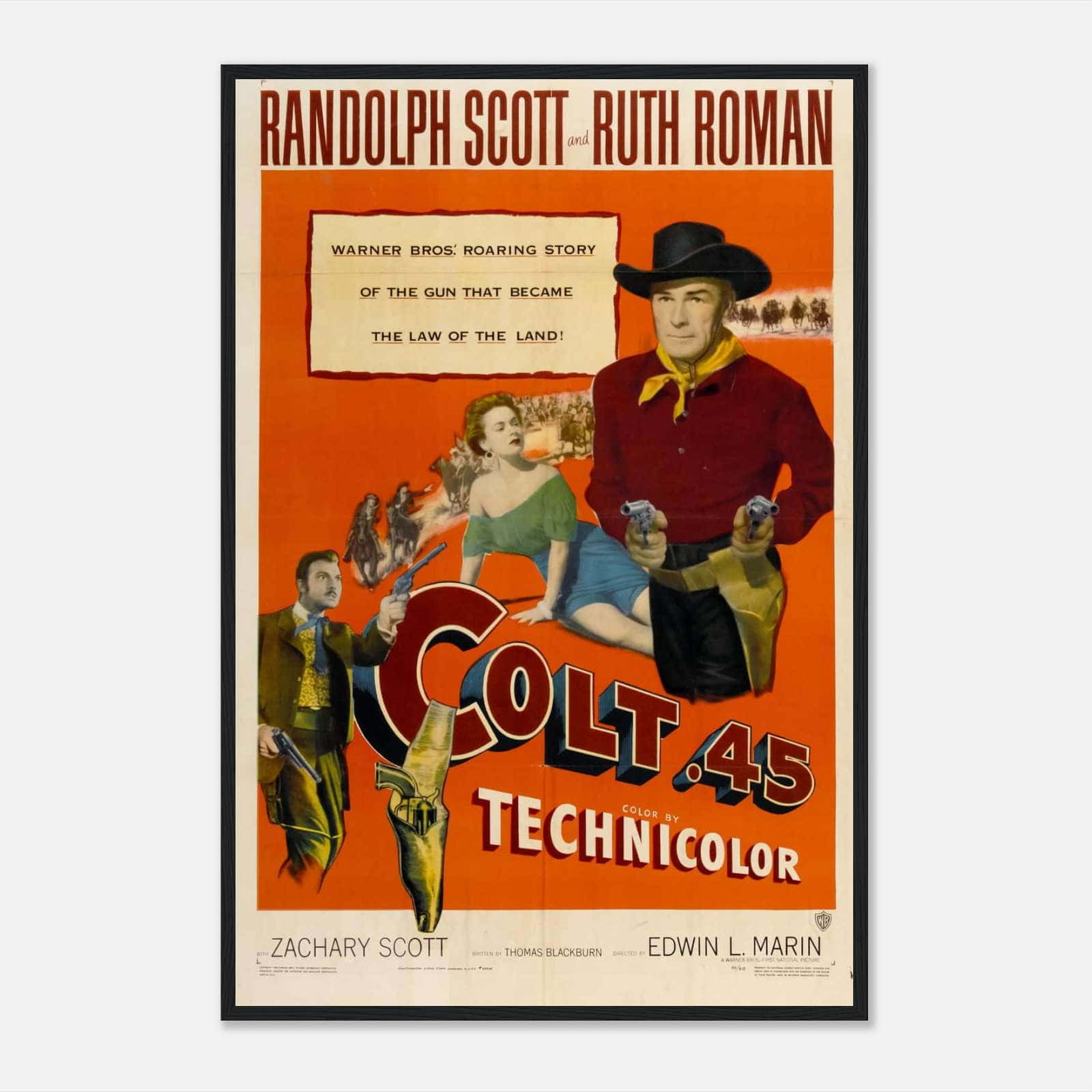 Colt .45 (1950) Movie Poster Print - Citiesbox