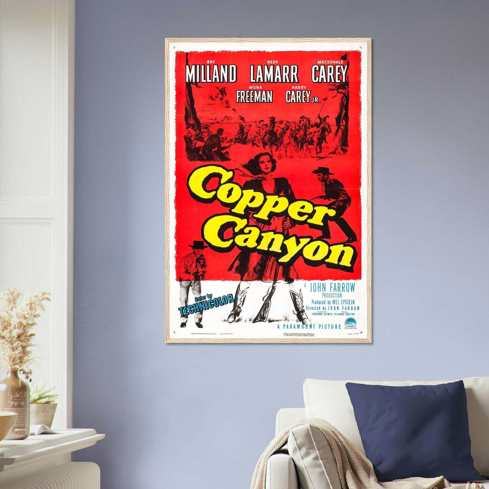 Copper Canyon (1950) Movie Poster Print - Citiesbox