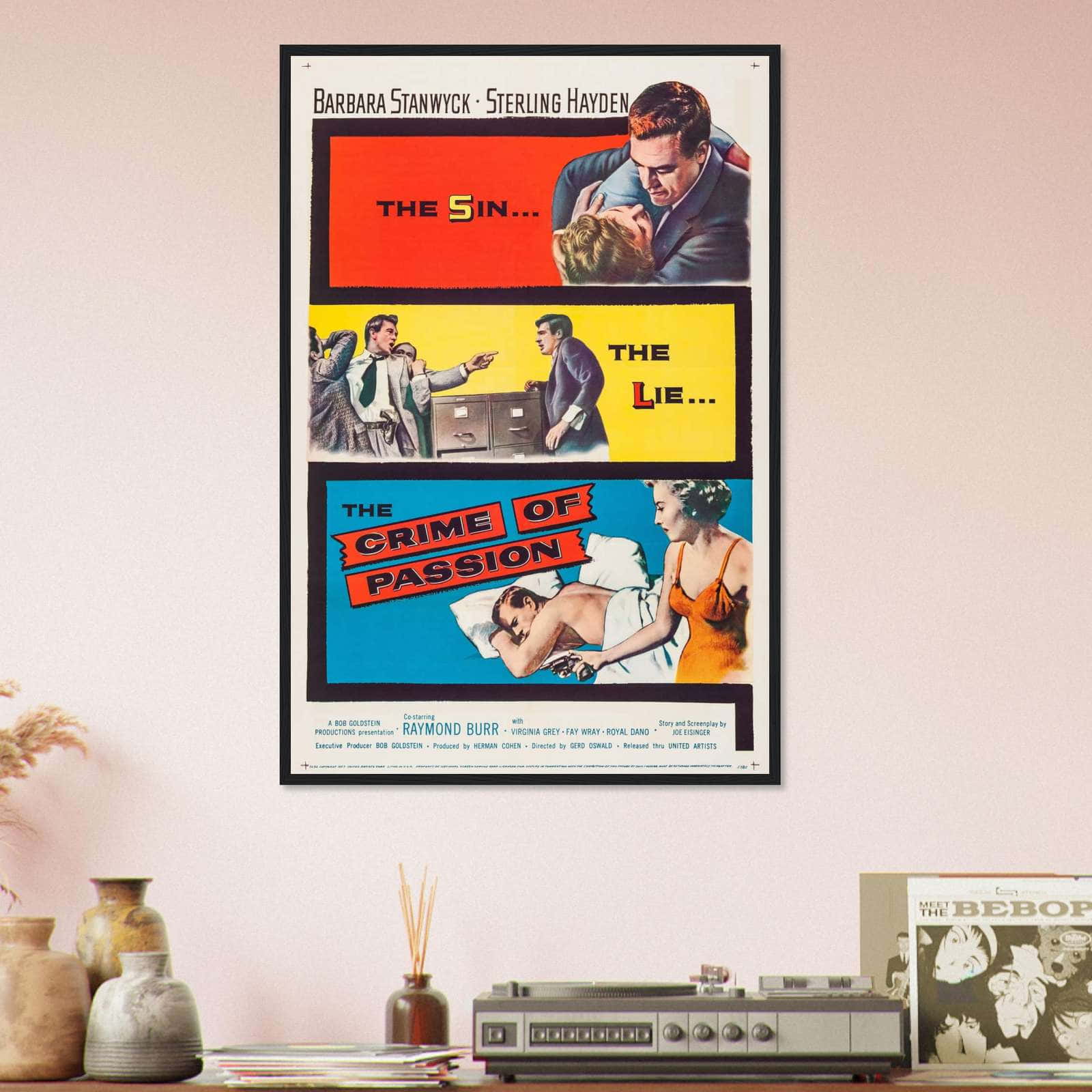 Crime of Passion (1956) Movie Poster Print - Citiesbox