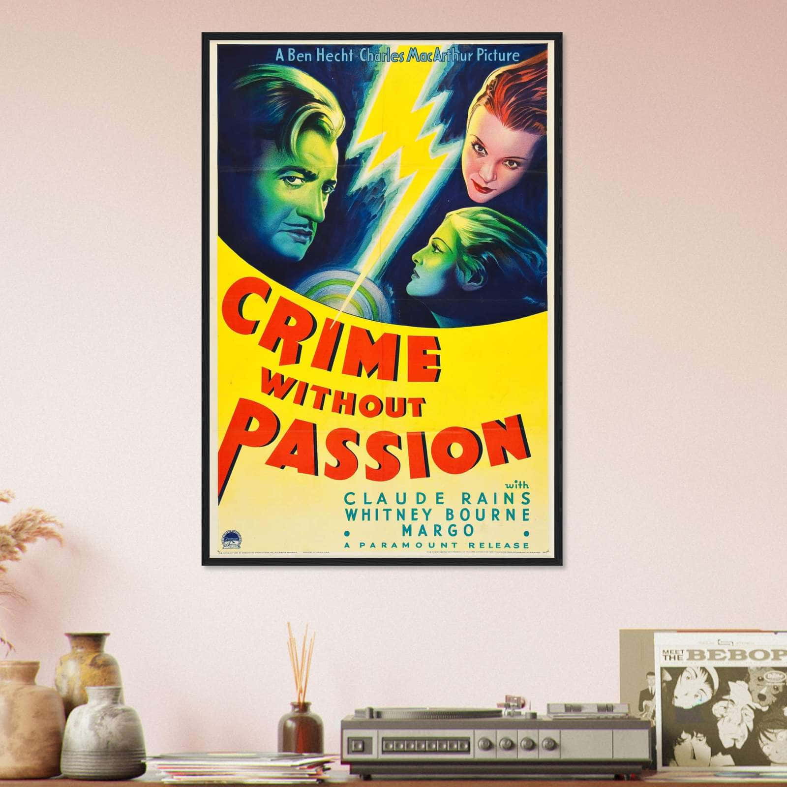 Crime Without Passion (1934) Movie Poster Print - Citiesbox