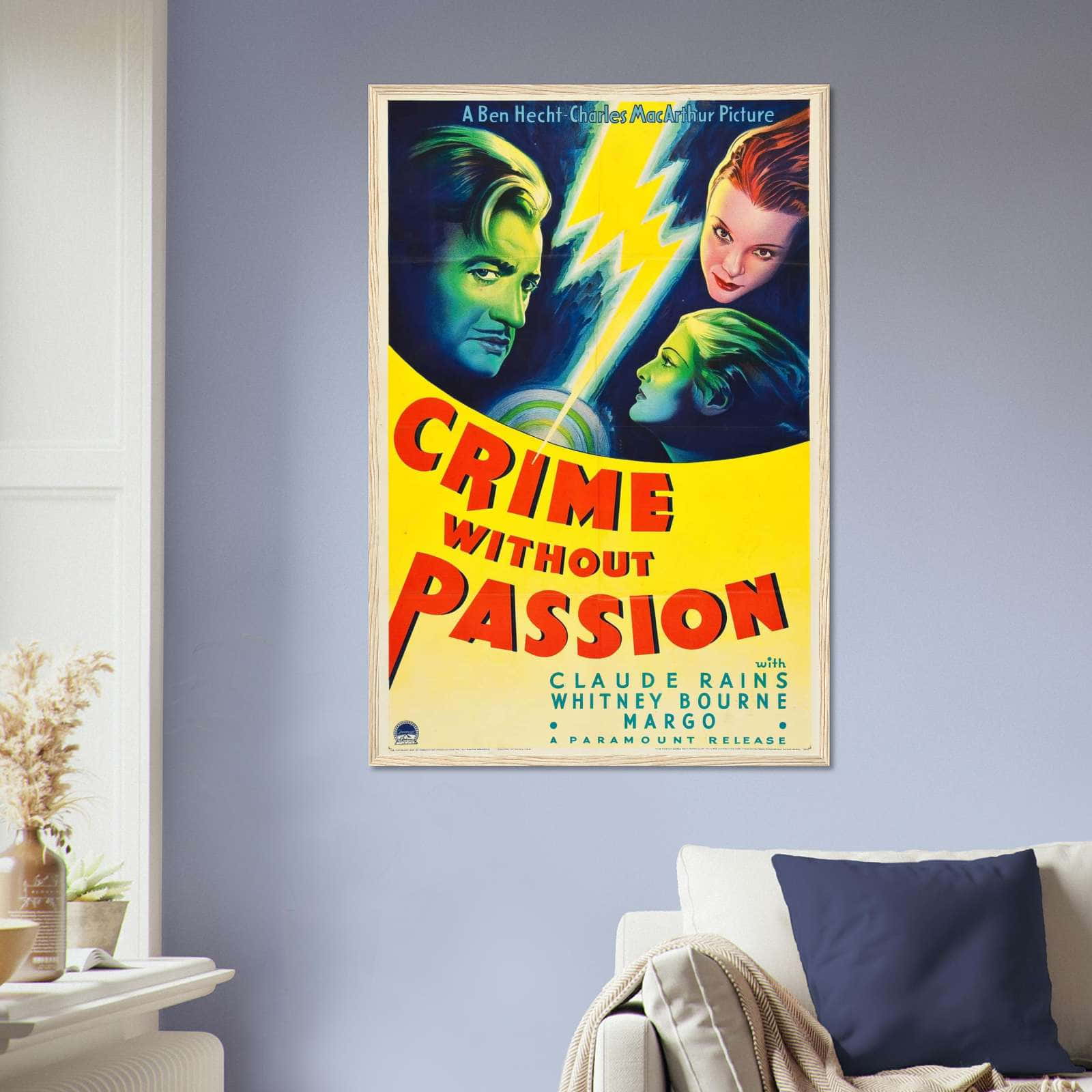 Crime Without Passion (1934) Movie Poster Print - Citiesbox