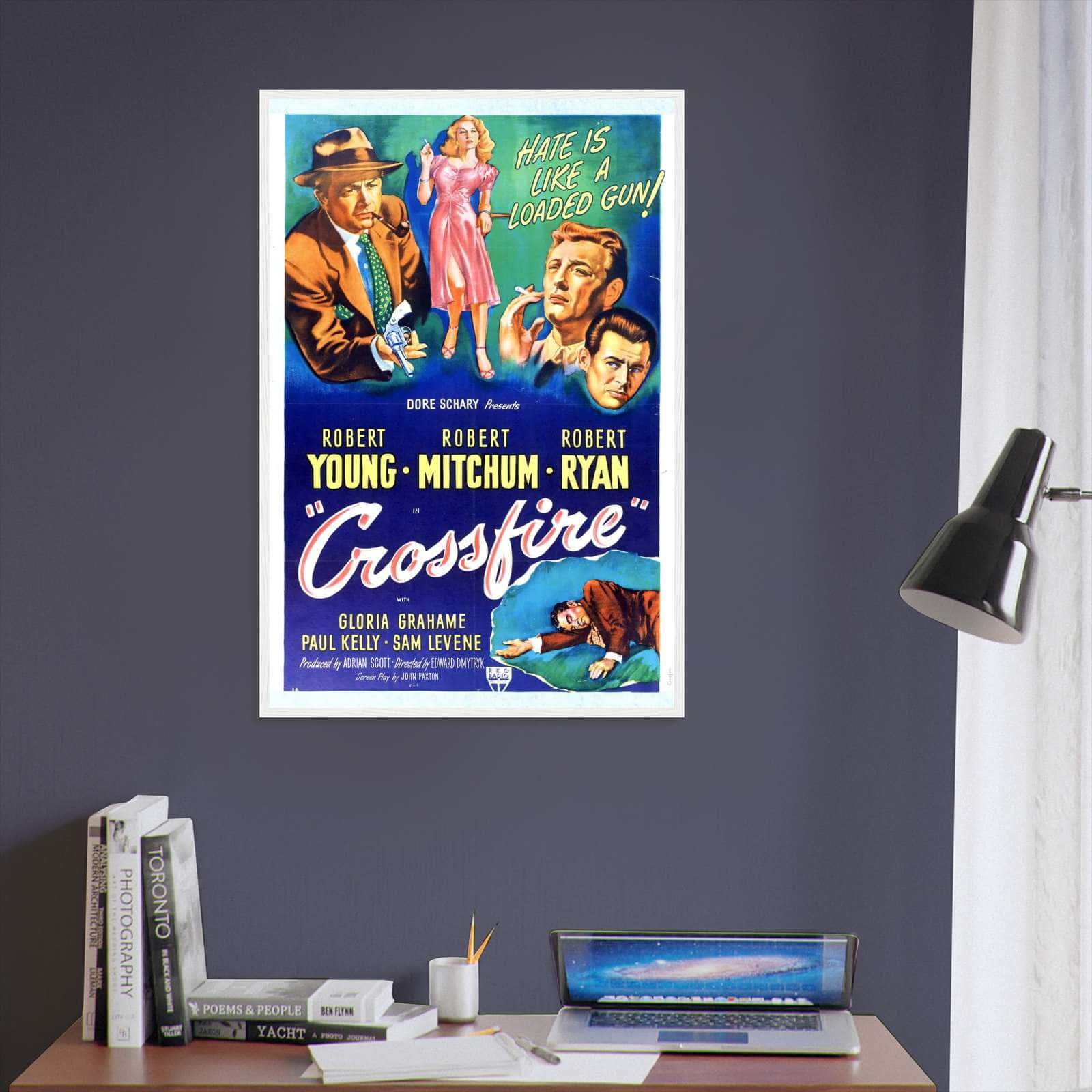 Crossfire (1947) Movie Poster Print - Citiesbox