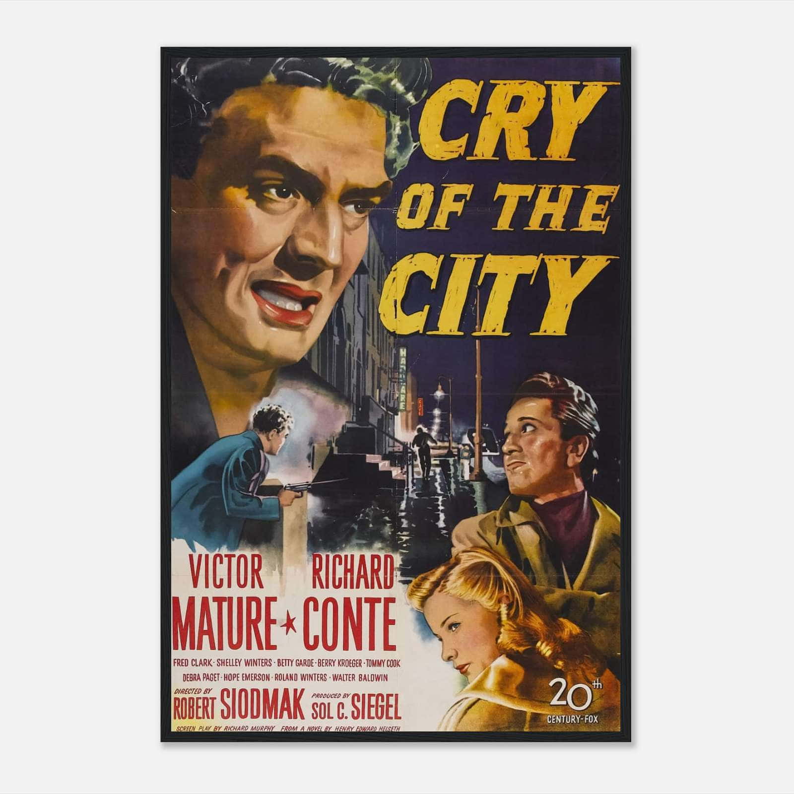 Cry of the City (1948) Movie Poster Print - Citiesbox