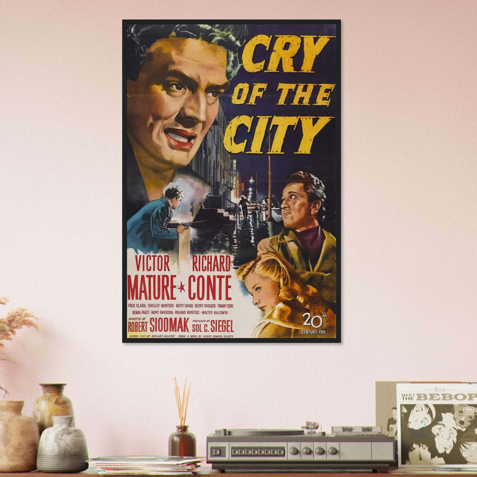 Cry of the City (1948) Movie Poster Print - Citiesbox