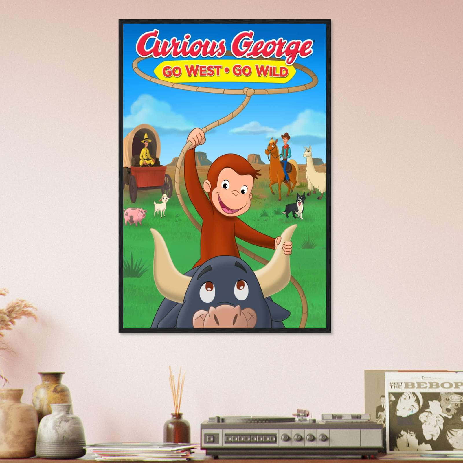 Curious George: Go West, Go Wild (2020) Movie Poster Print - Citiesbox