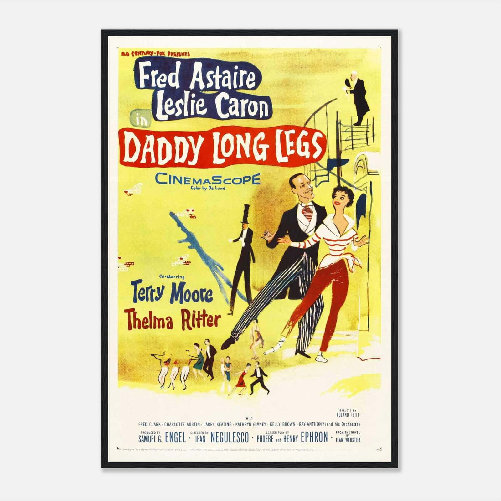 Daddy Long Legs (1955) Movie Poster Print - Citiesbox