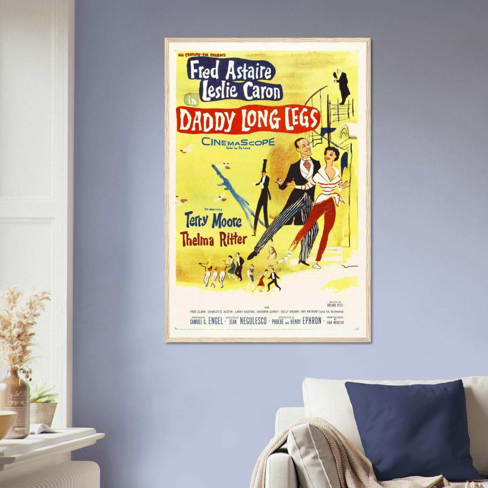 Daddy Long Legs (1955) Movie Poster Print - Citiesbox