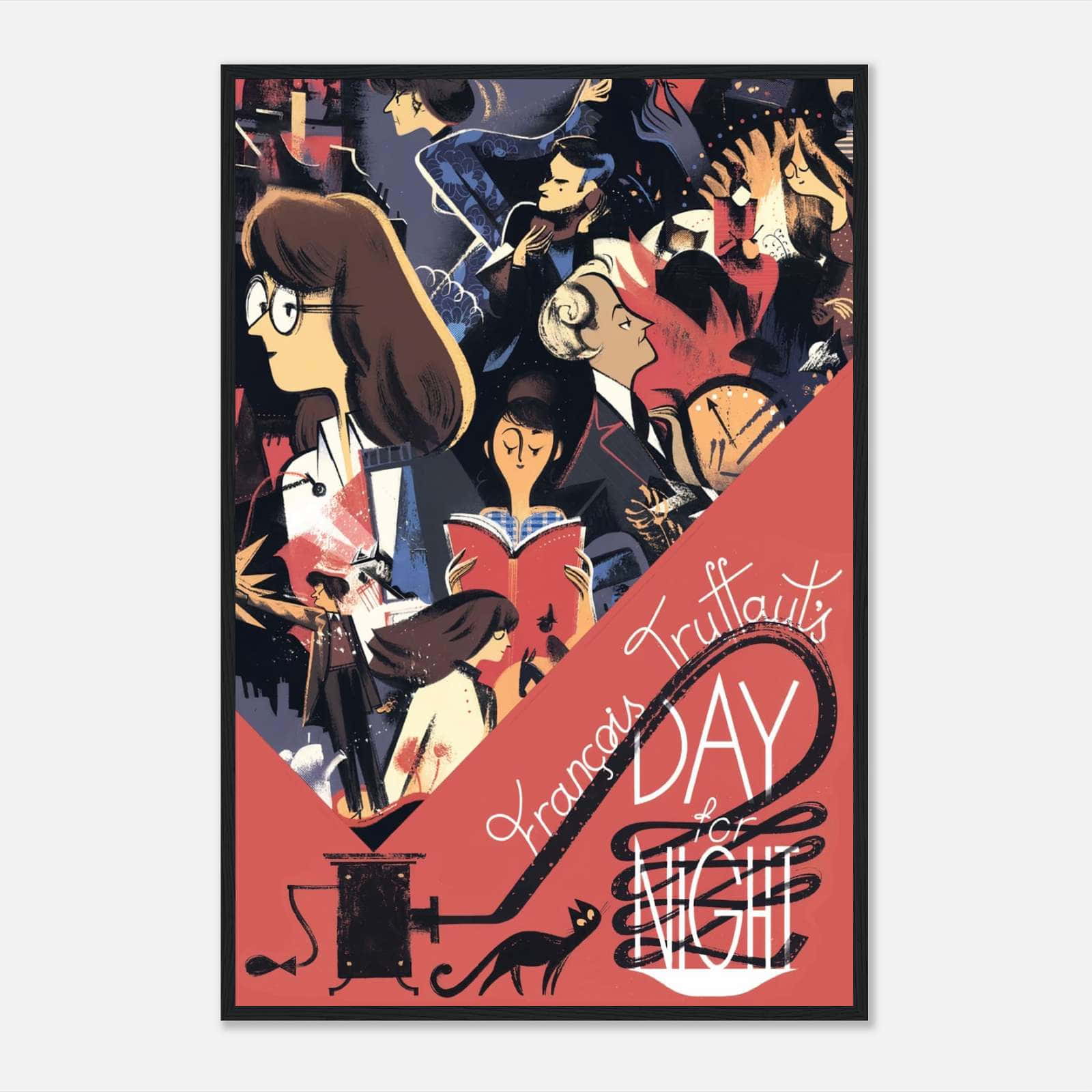 Day for Night (1973) Movie Poster Print - Citiesbox