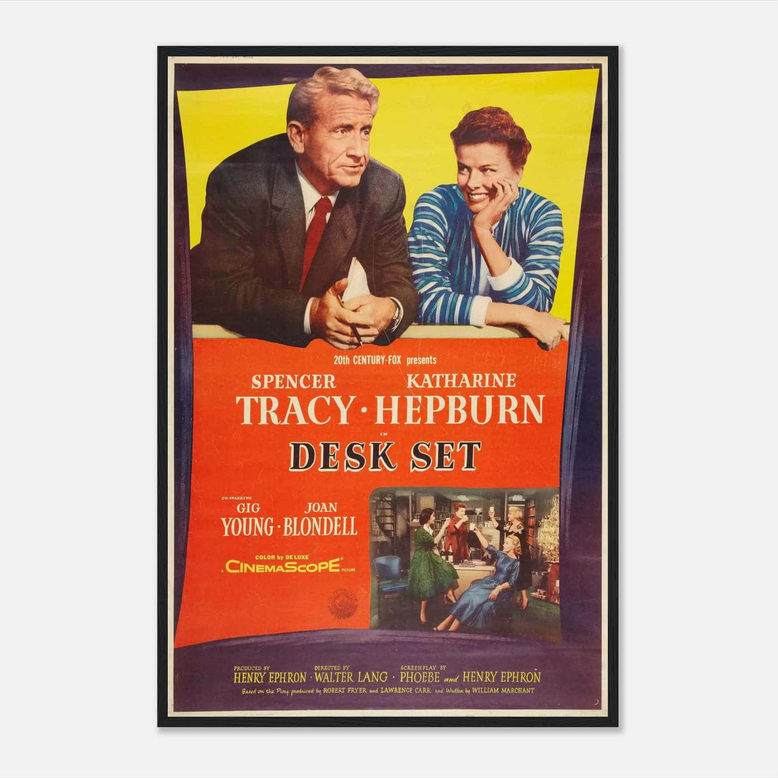 Desk Set (1957) Movie Poster Print - Citiesbox