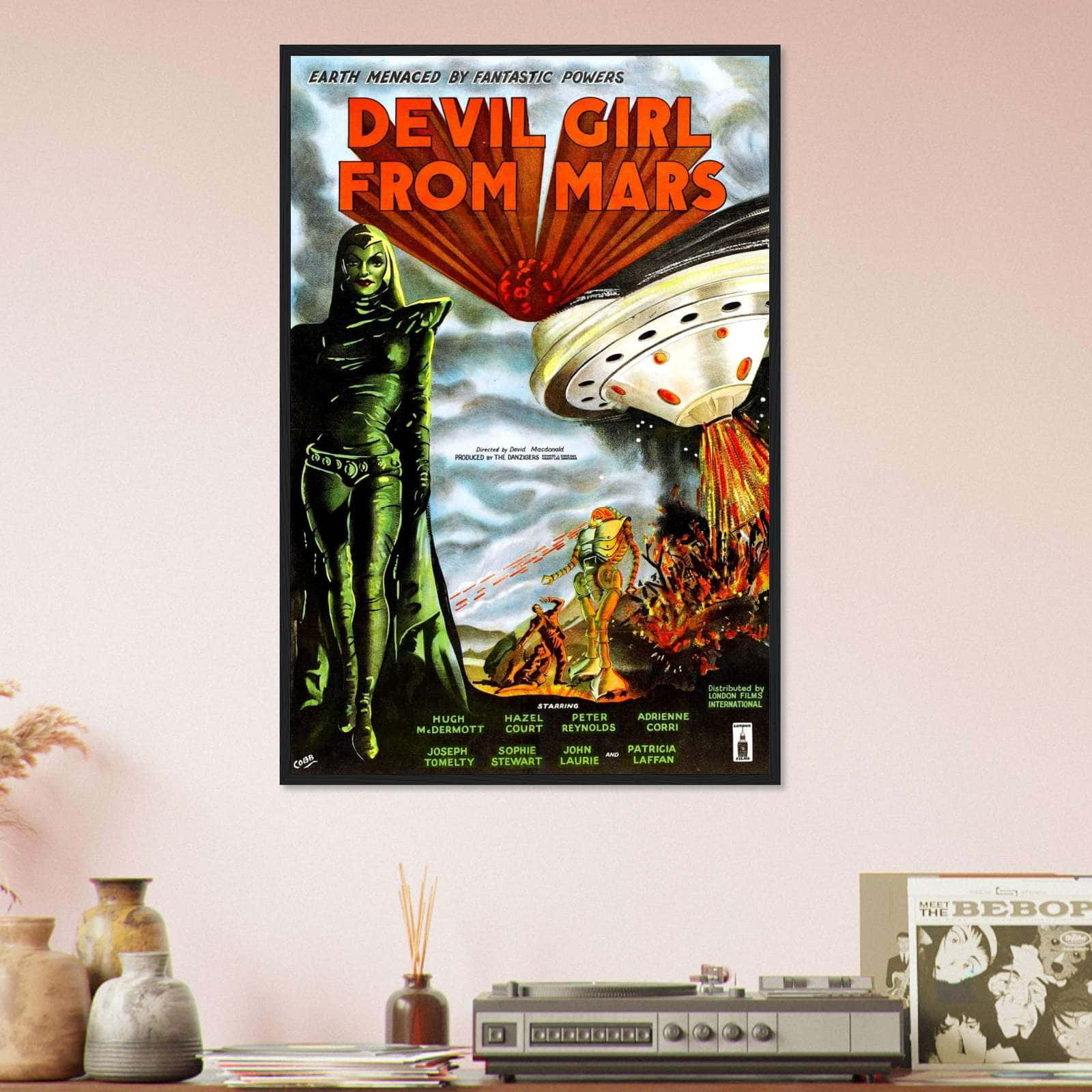 Devil Girl From Mars 1954 Movie Poster Print Citiesbox 7893